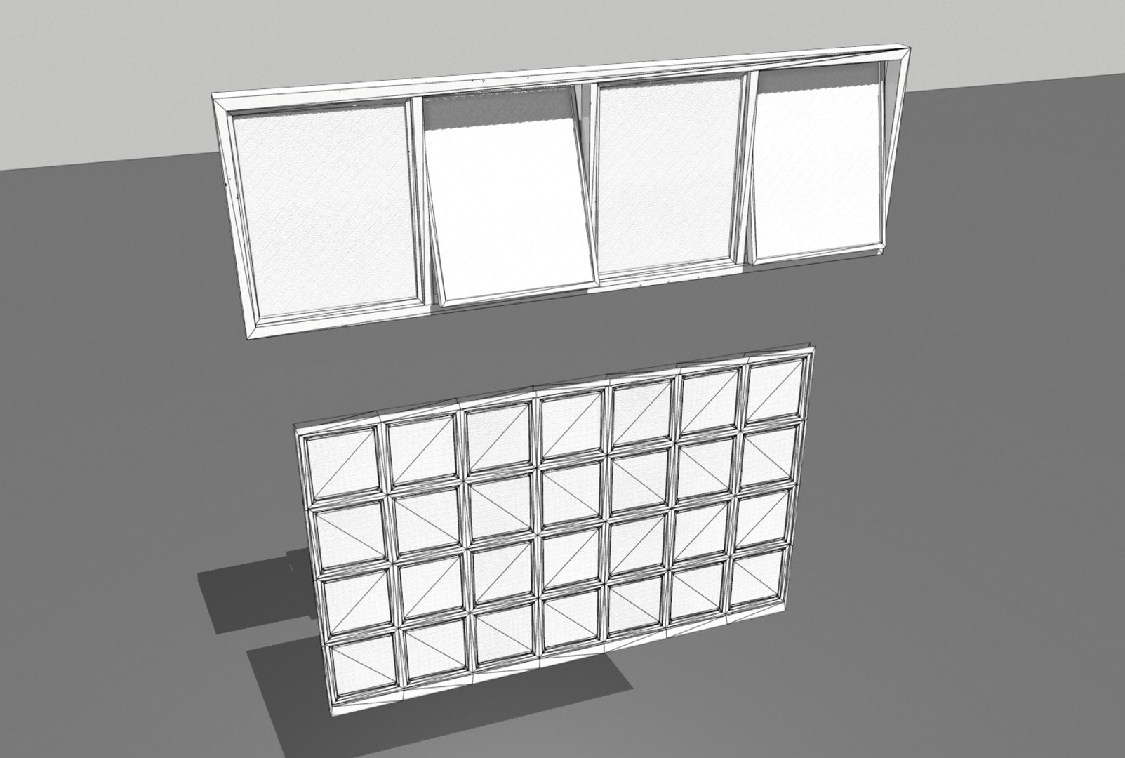 Pack Windows Factories Model - TurboSquid 1522629