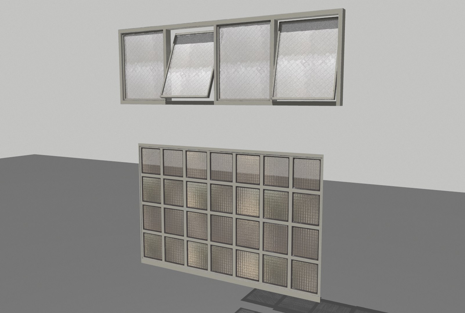 Pack Windows Factories Model - TurboSquid 1522629