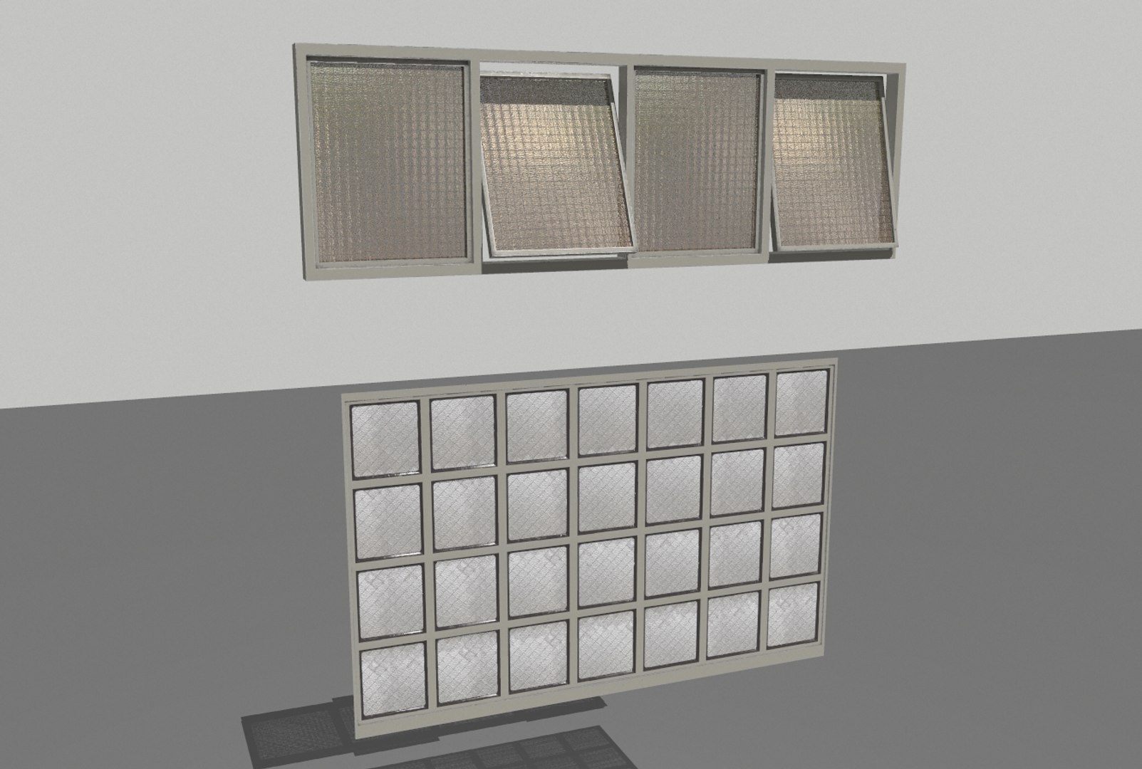 Pack Windows Factories Model - TurboSquid 1522629