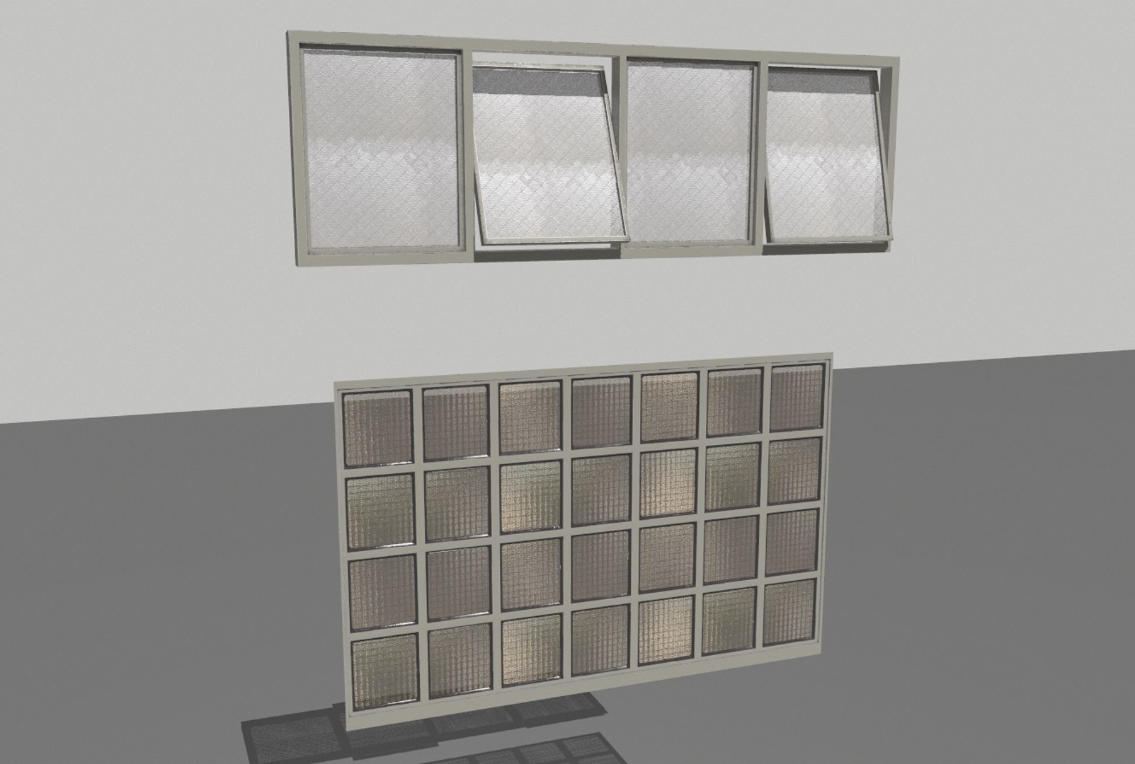 Pack Windows Factories Model - TurboSquid 1522629