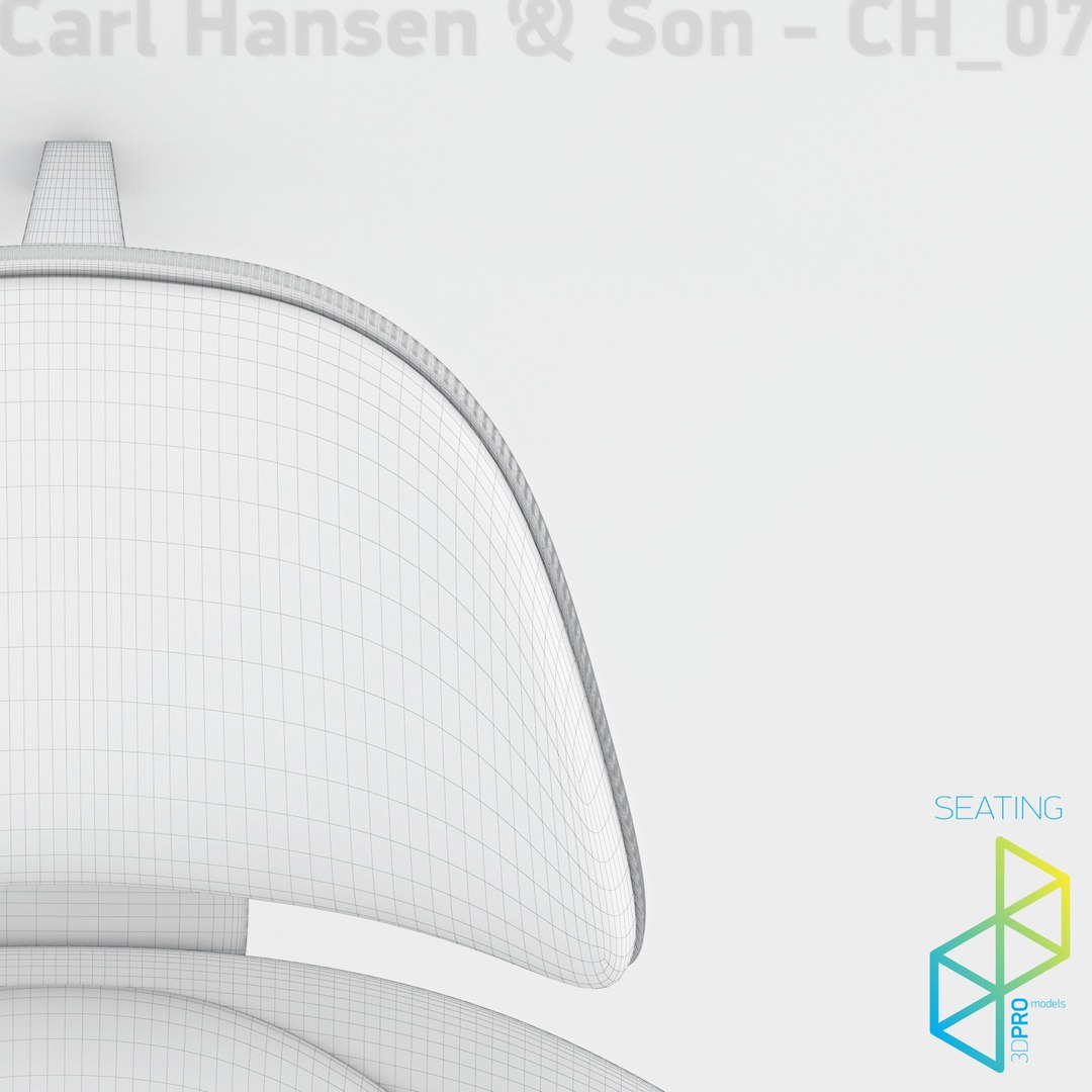 3d model shell chair