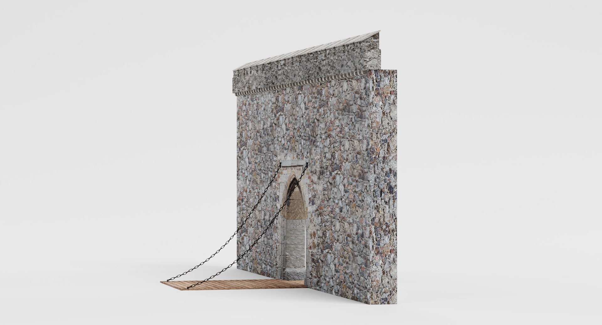 3D Model Medieval Gate - TurboSquid 1298194