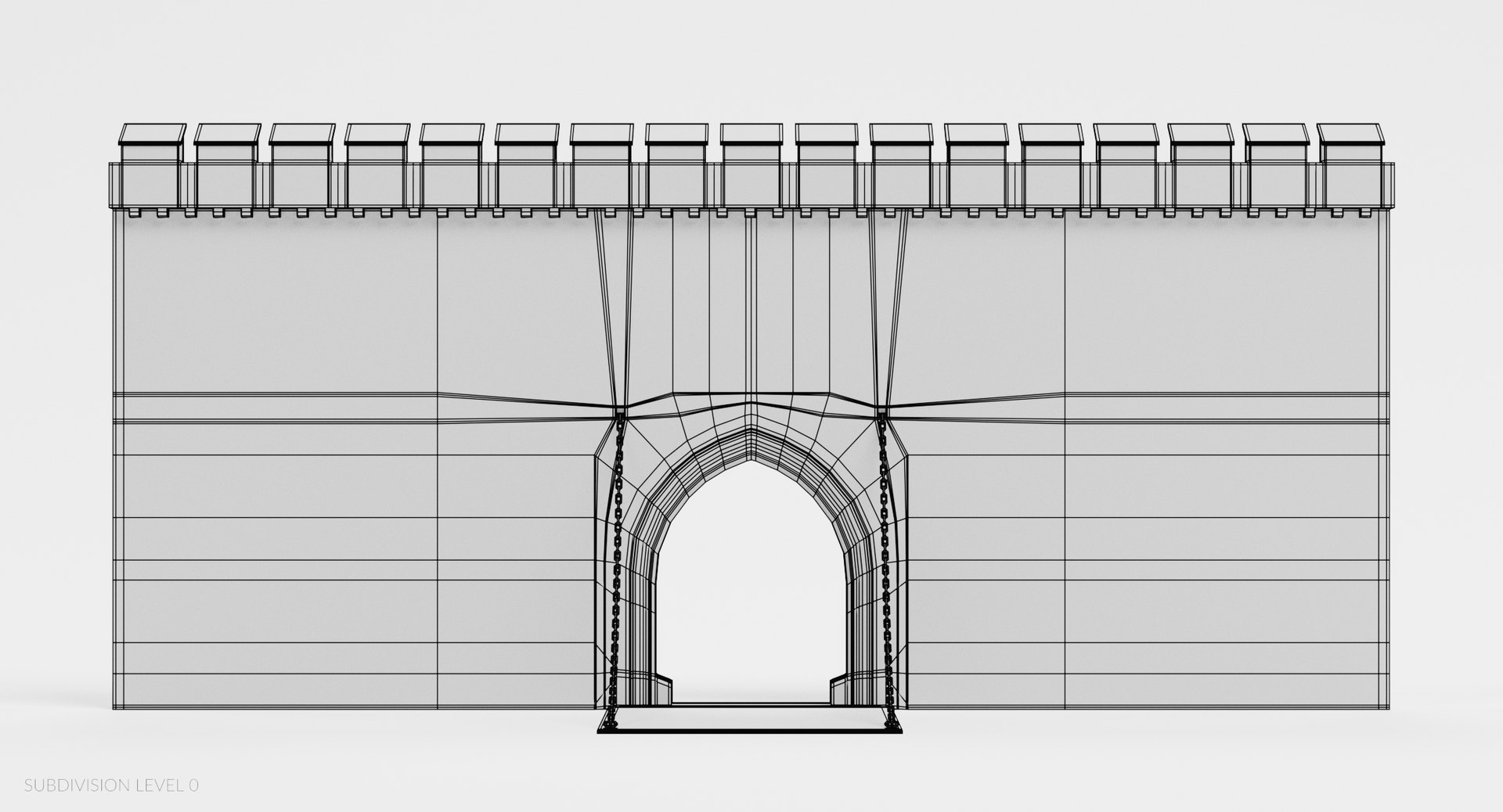 3D Model Medieval Gate - TurboSquid 1298194