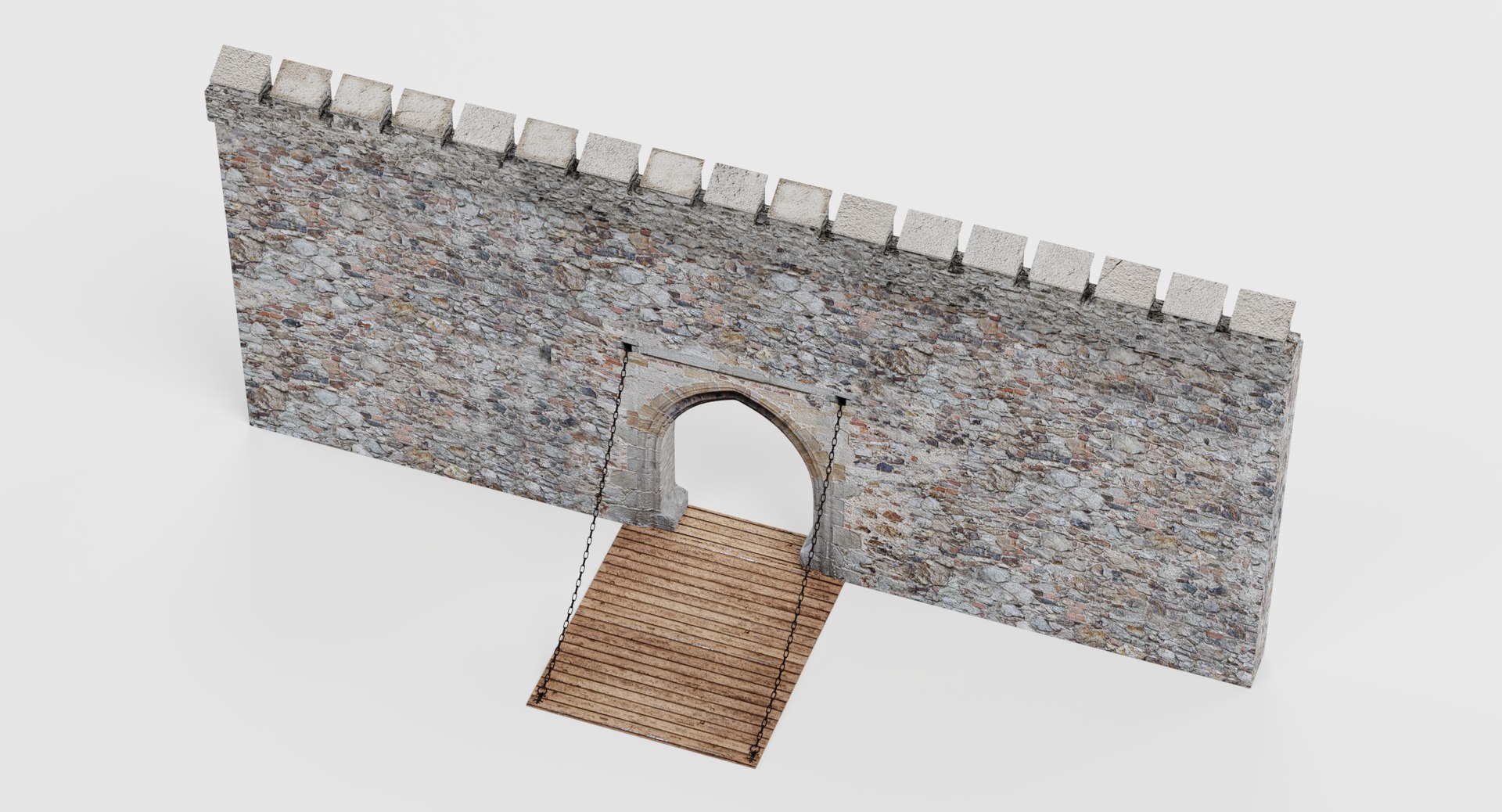 3D Model Medieval Gate - TurboSquid 1298194