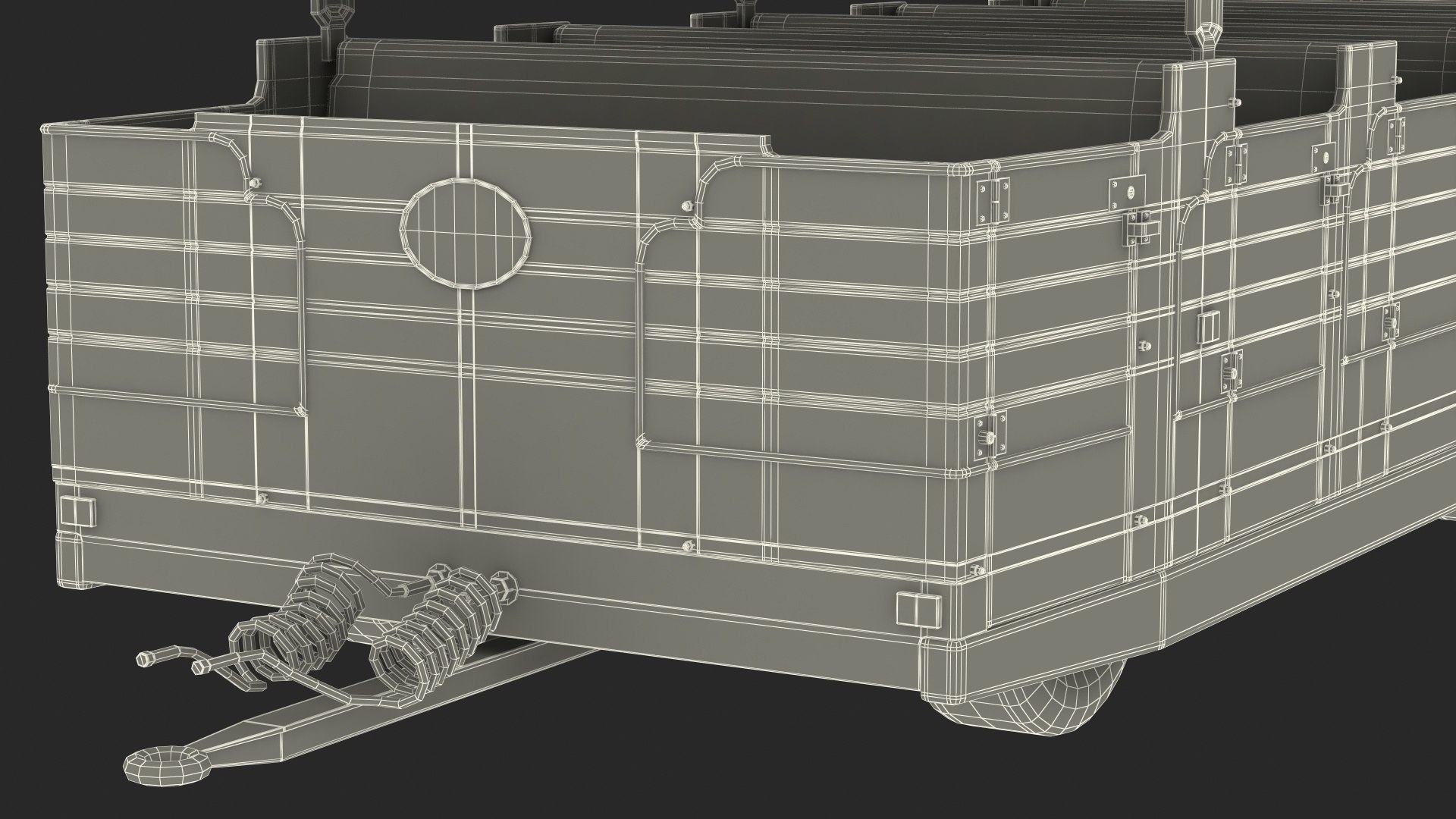 3D Model Tourist Train Wagon - TurboSquid 1943739