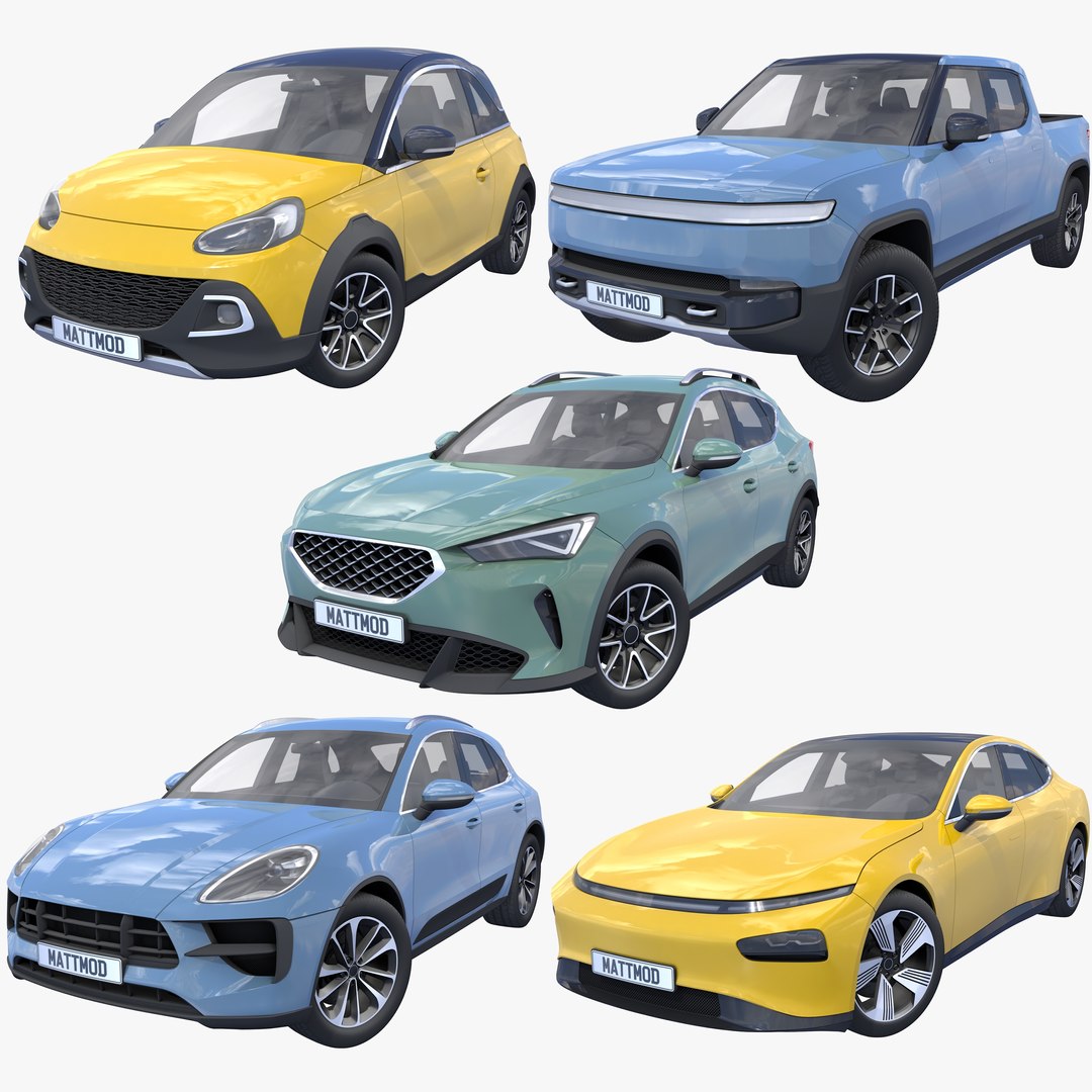 3D Generic Cars Collection - TurboSquid 2286193
