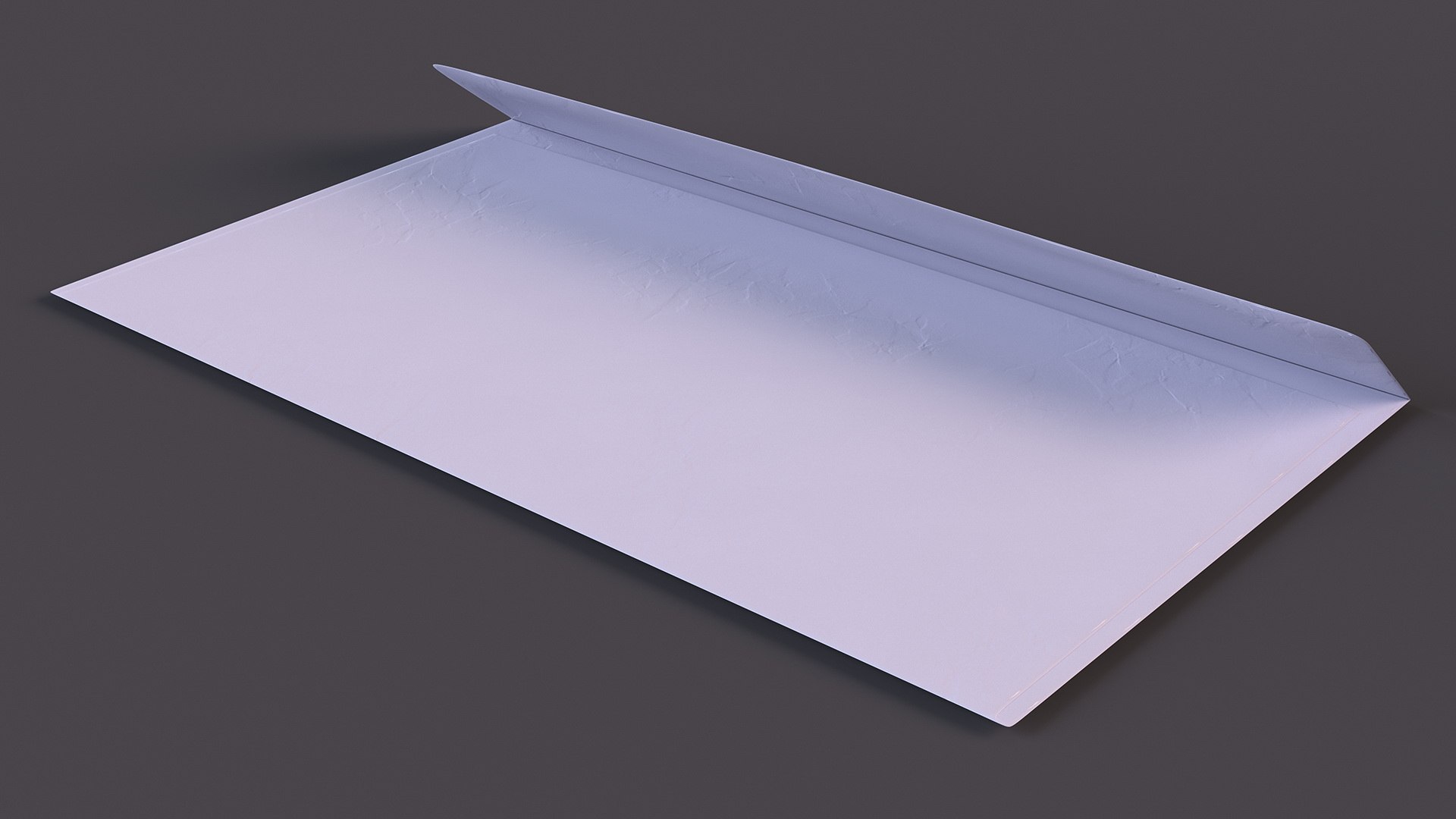 3D White DL Envelope Model - TurboSquid 2169032