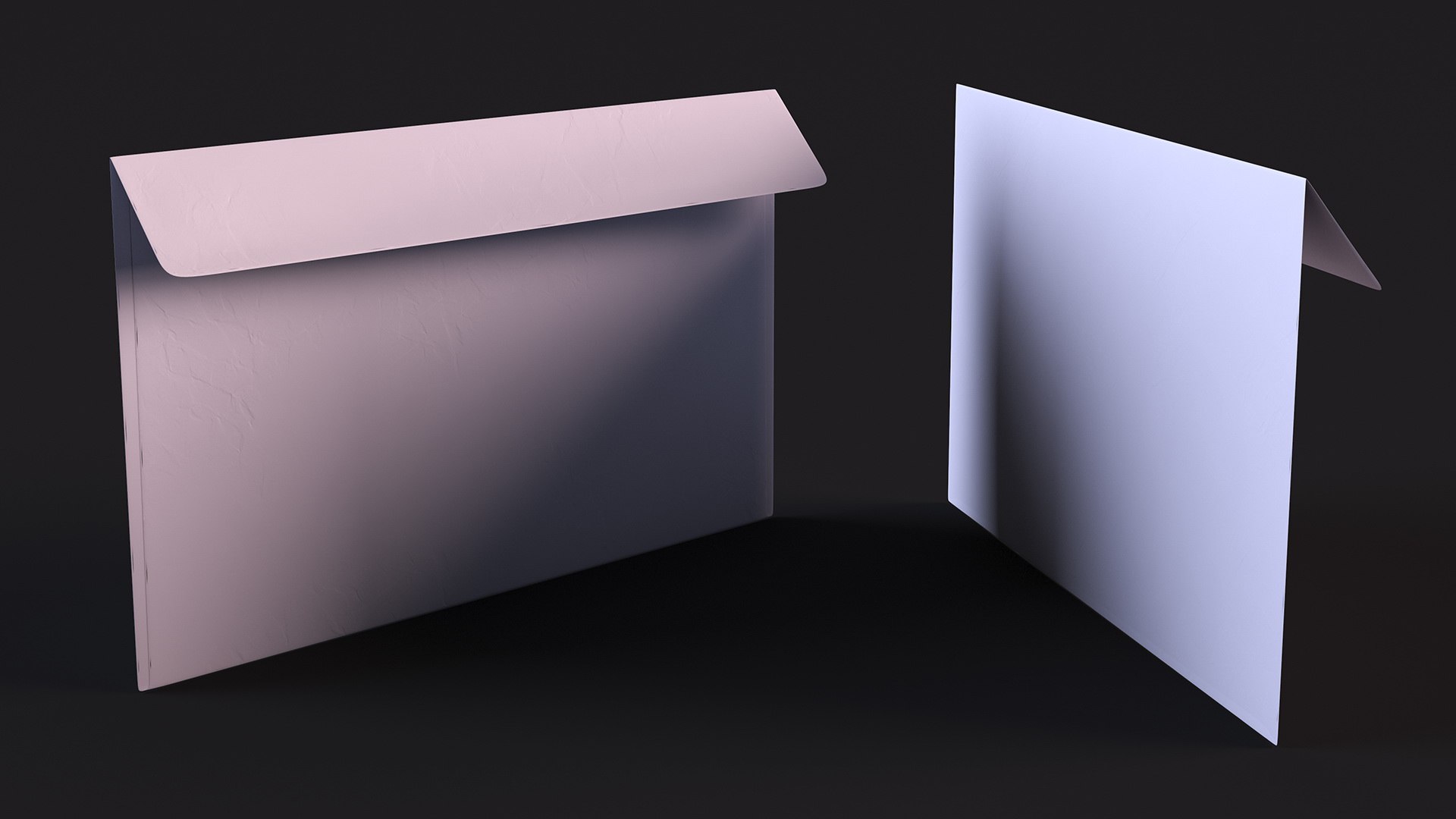 3D White DL Envelope Model - TurboSquid 2169032