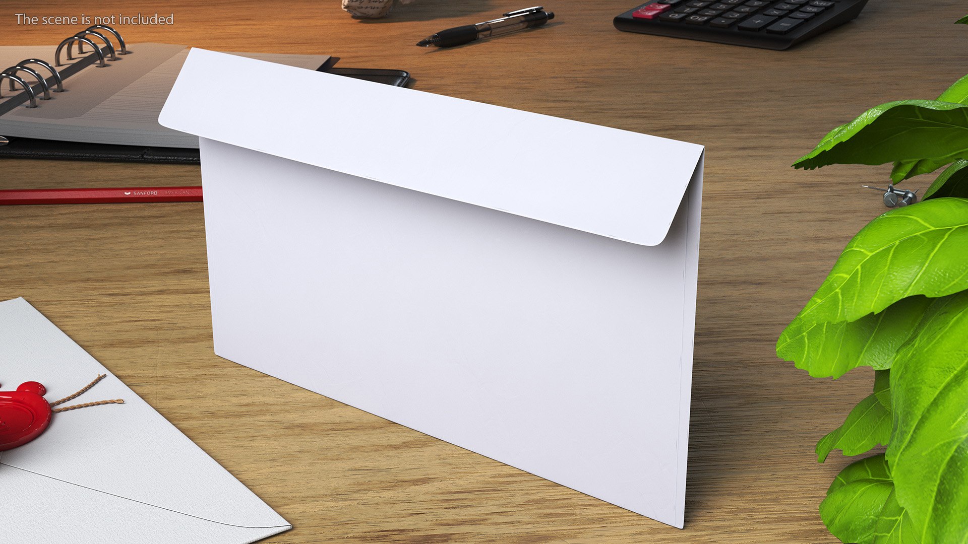 3D White DL Envelope Model - TurboSquid 2169032