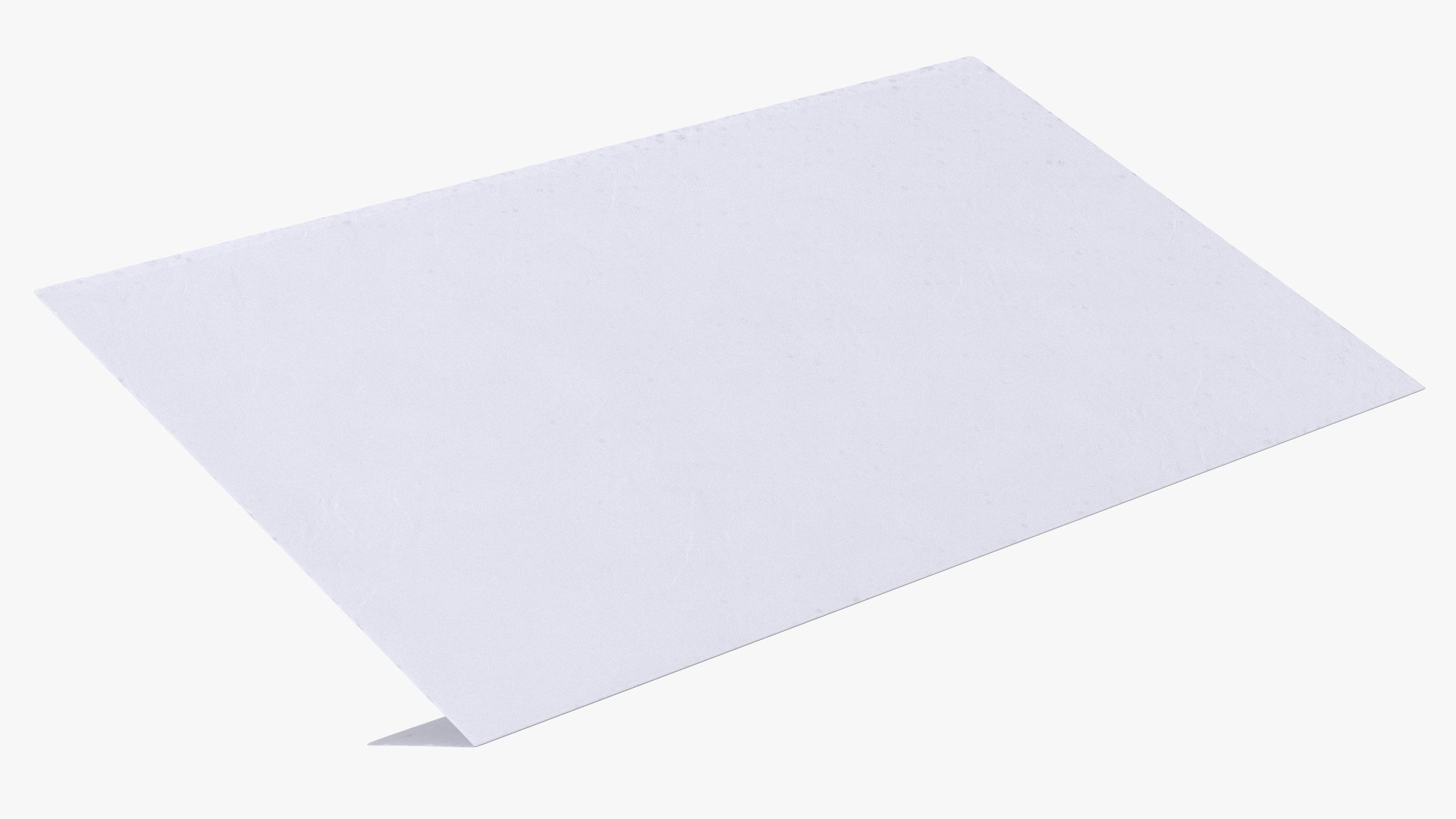 3D White DL Envelope Model - TurboSquid 2169032