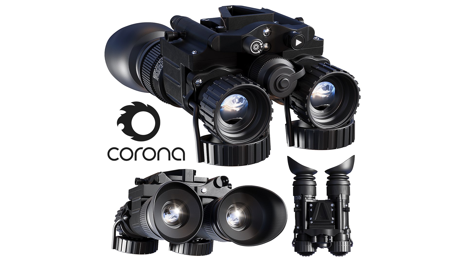 Binocular 3D Model - TurboSquid 2130632