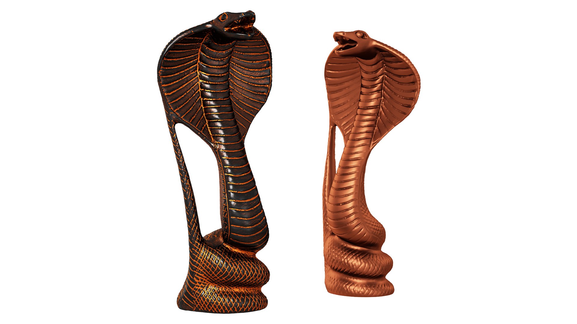 Cobra Figurine 3D Model - TurboSquid 2358080