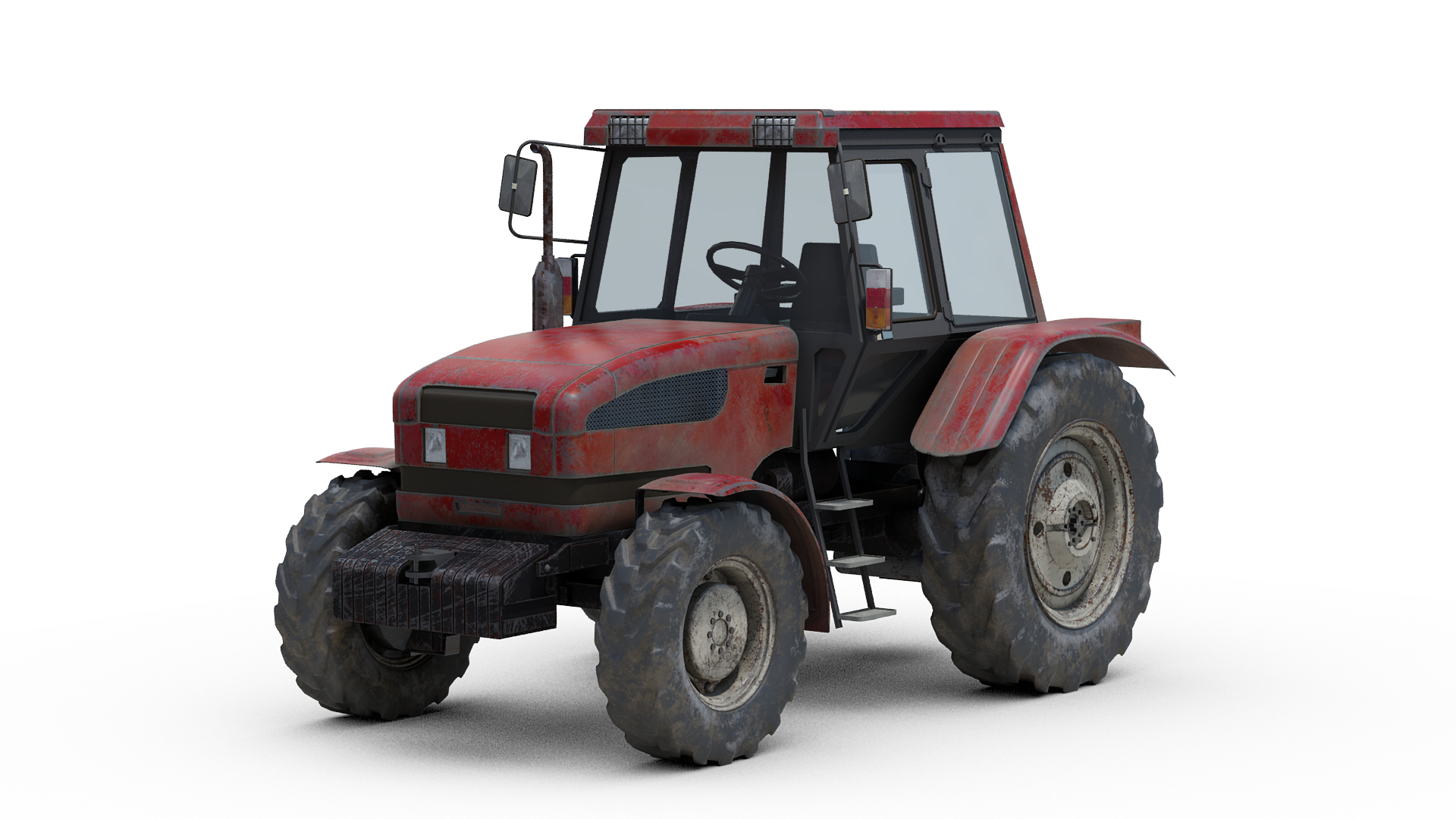 3d Generic Farming Tractor