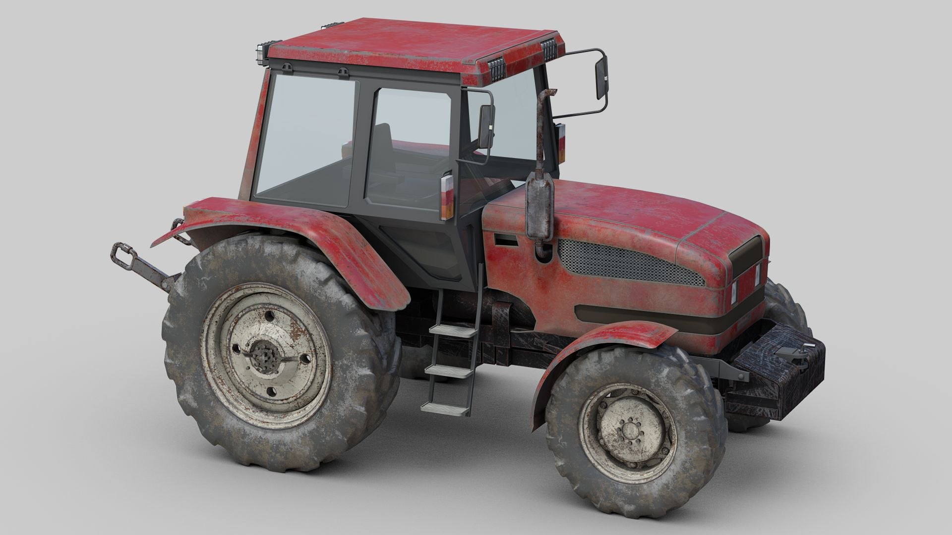 3d Generic Farming Tractor