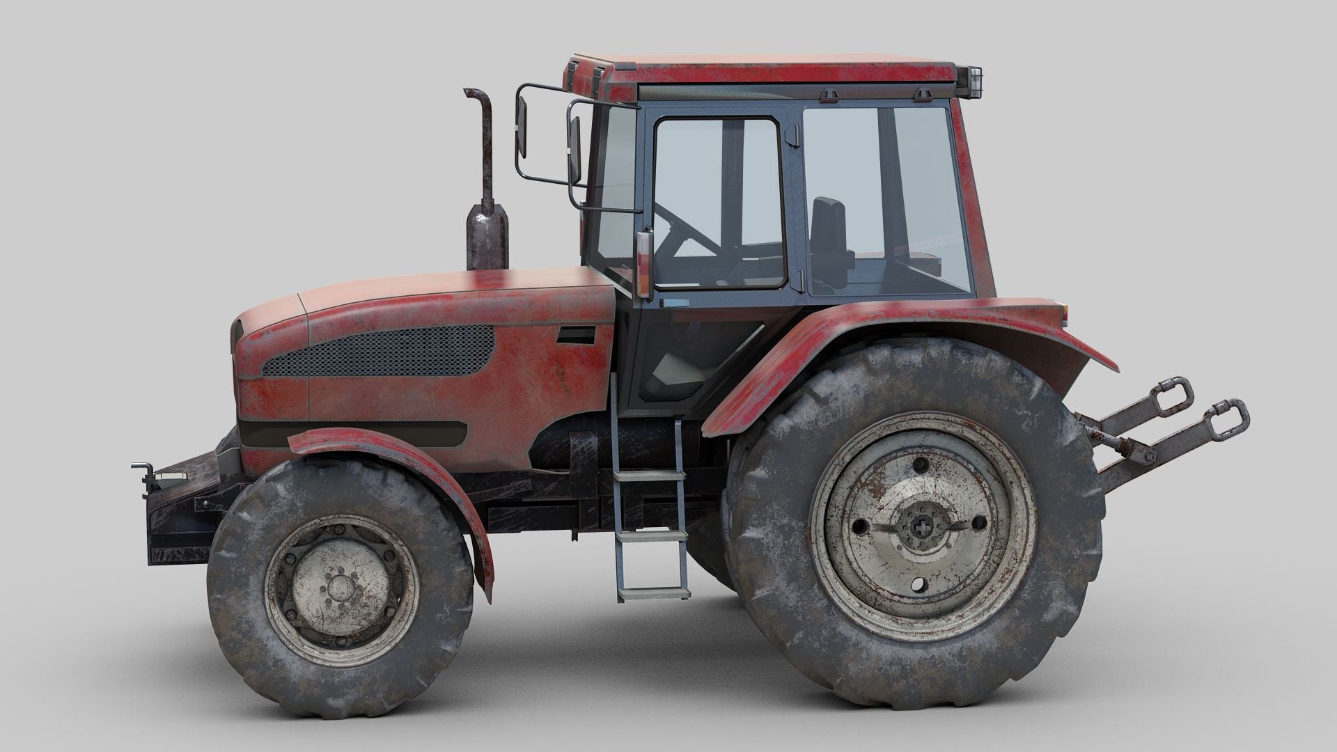 3d Generic Farming Tractor