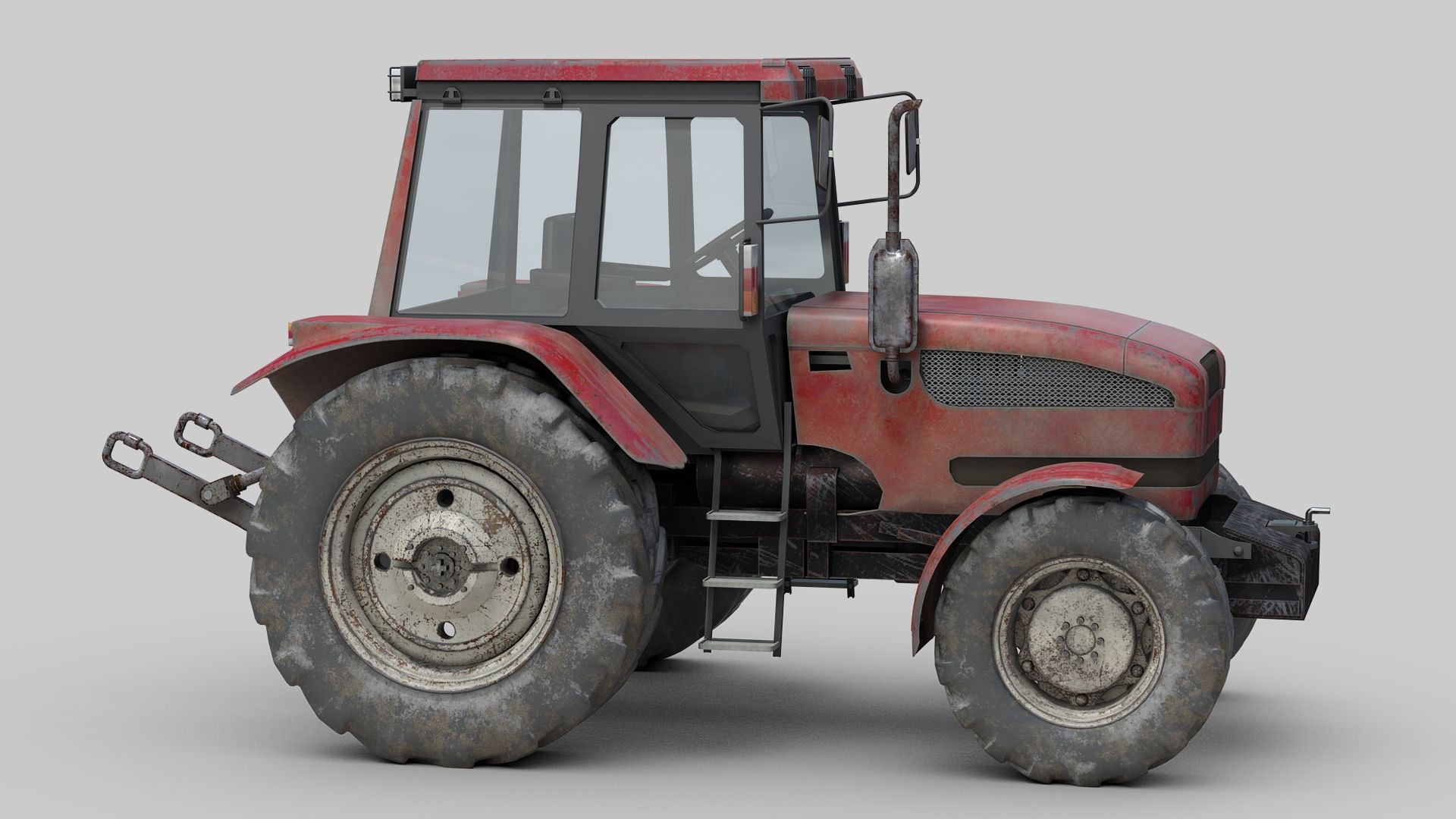 3d Generic Farming Tractor