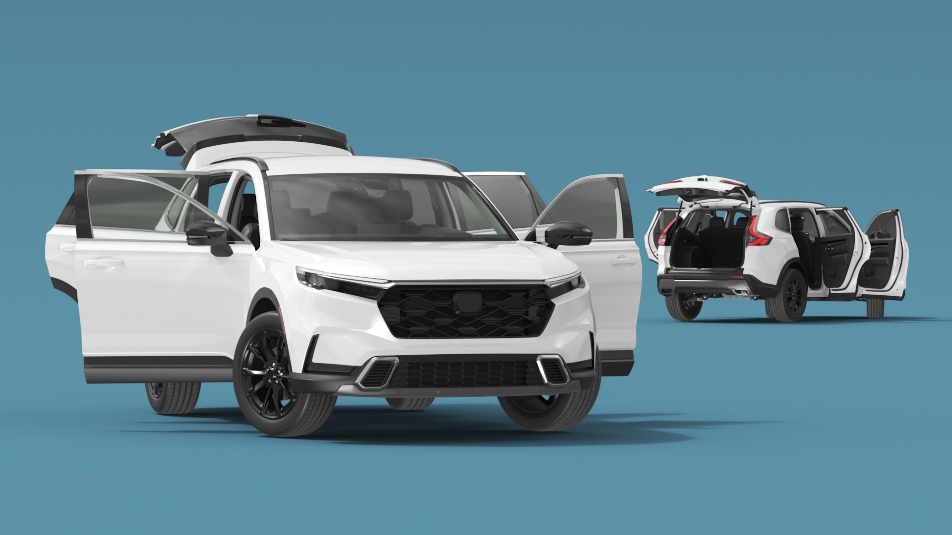 3D Crossover 2025 White Rigged - TurboSquid 2288495