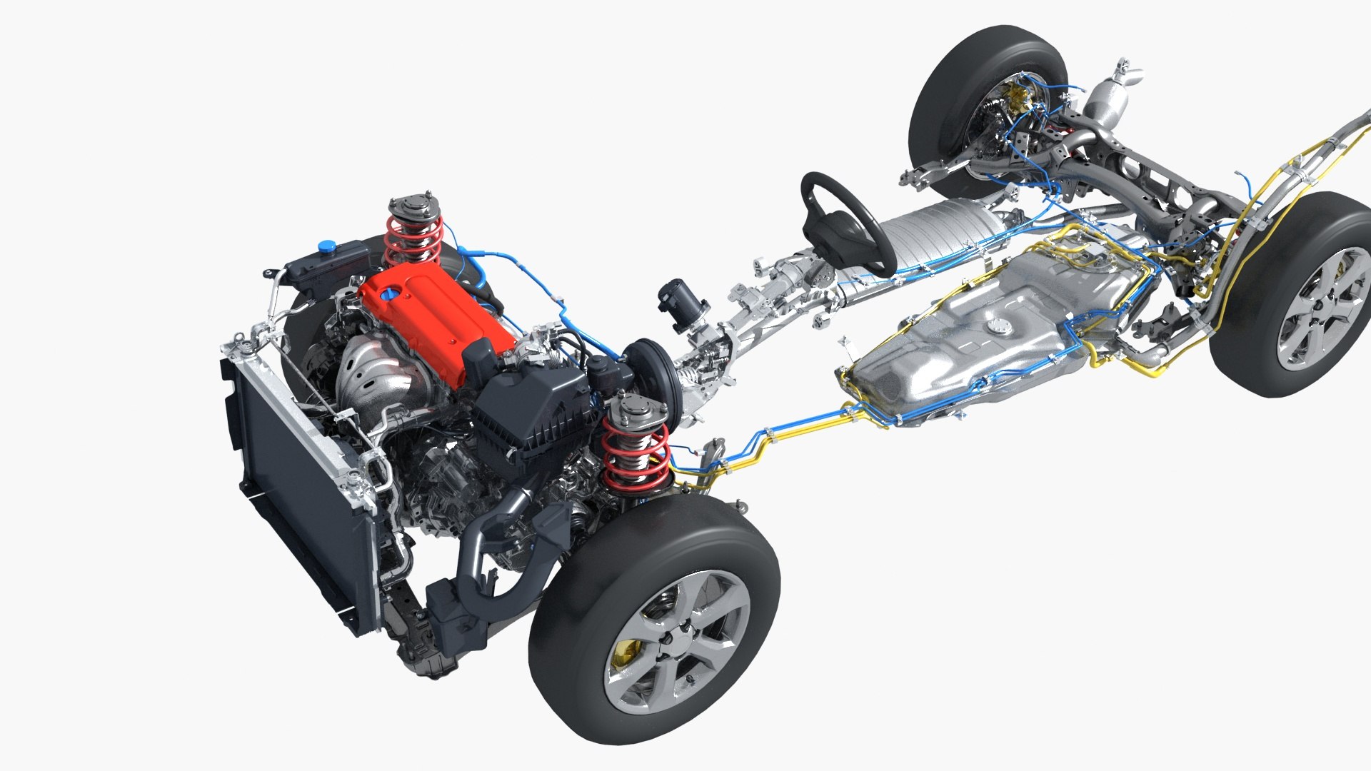 Chassis 3D Model - TurboSquid 2038487