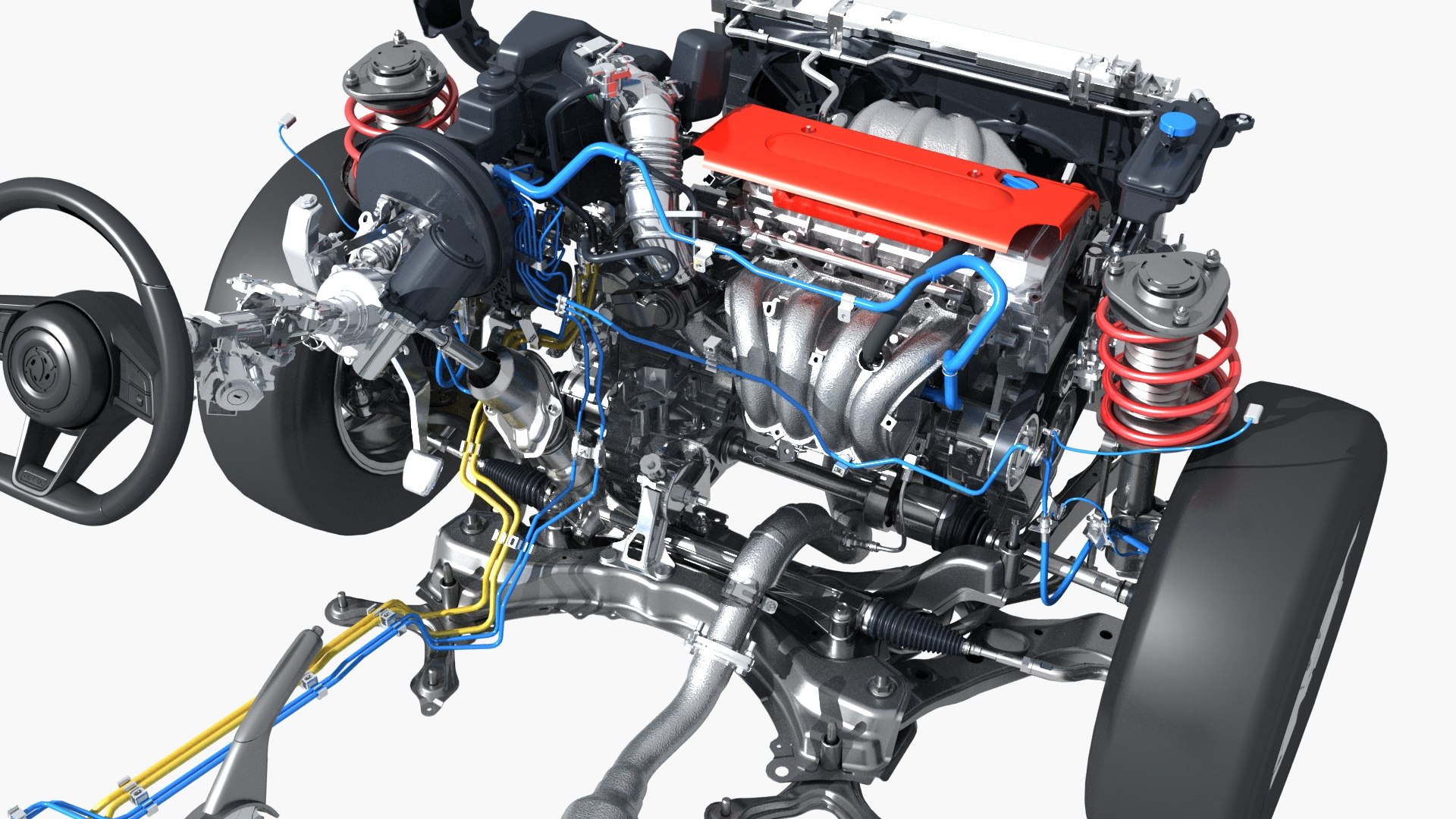 Chassis 3D Model - TurboSquid 2038487