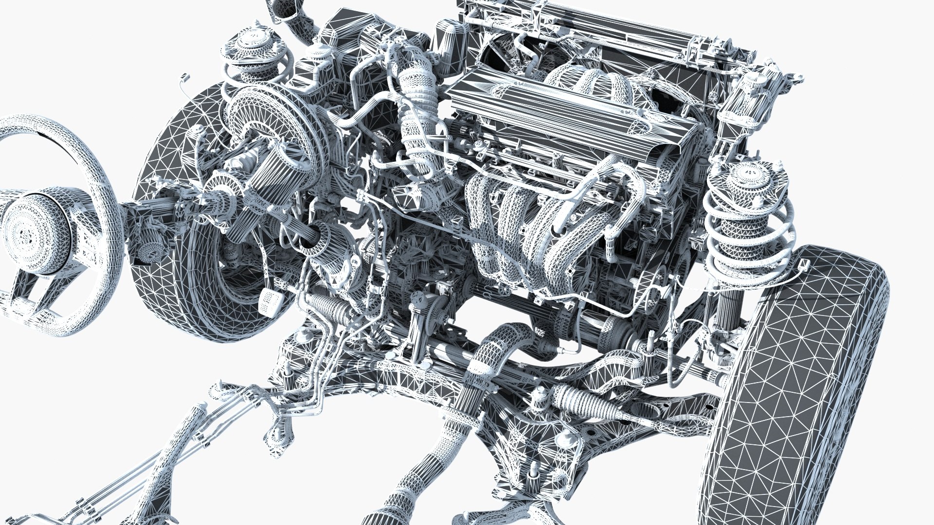 Chassis 3D Model - TurboSquid 2038487