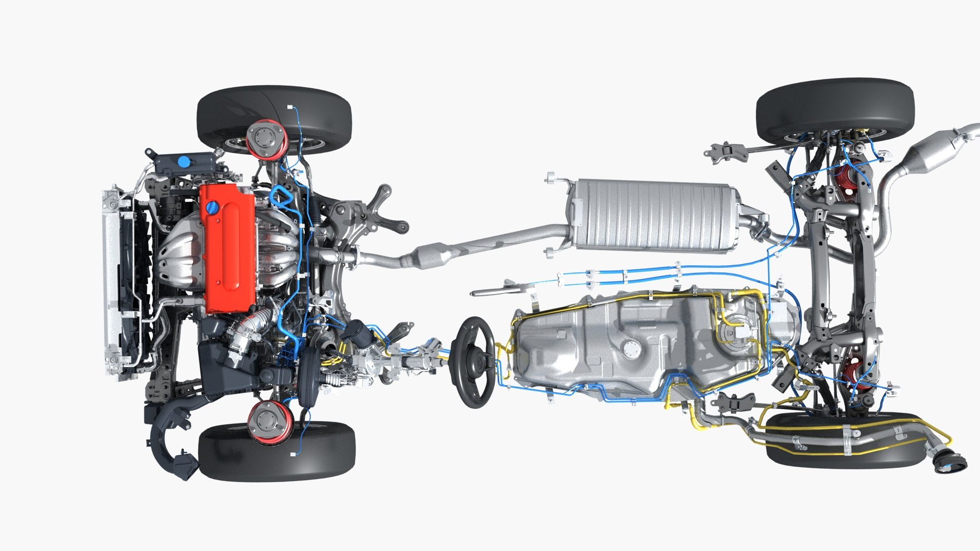 Chassis 3D Model - TurboSquid 2038487