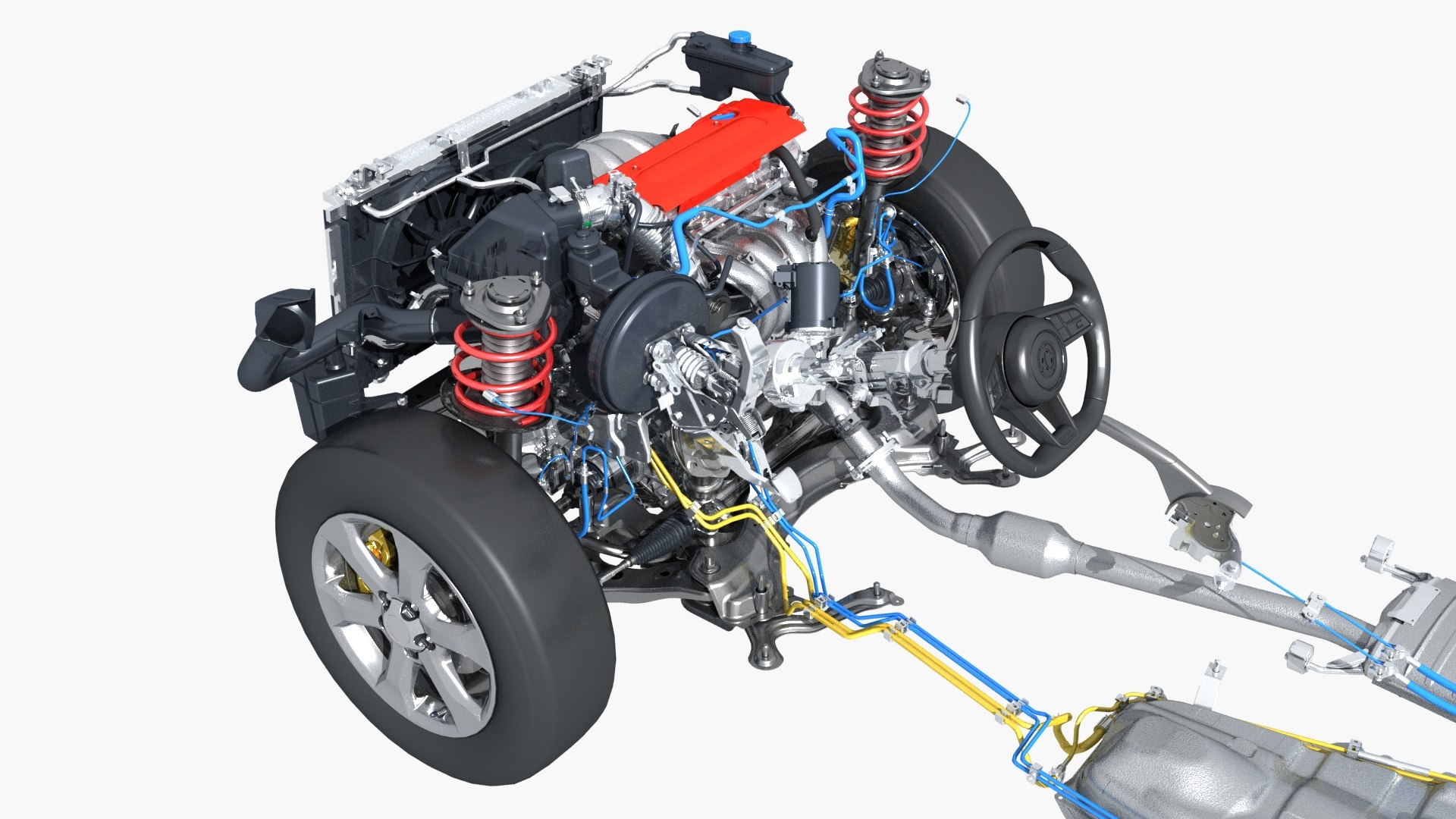 Chassis 3D Model - TurboSquid 2038487