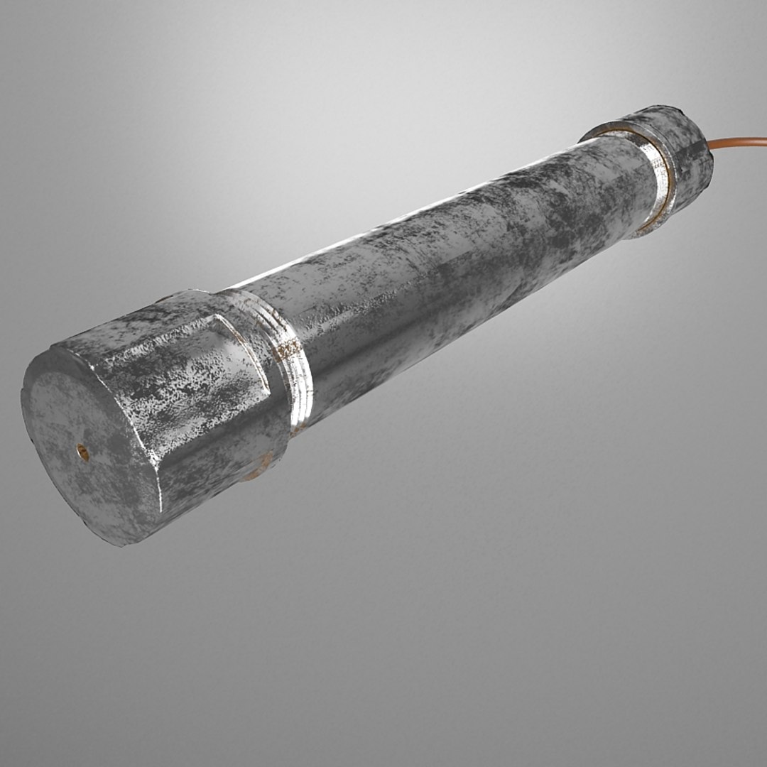 Pipe Bomb 3d Model