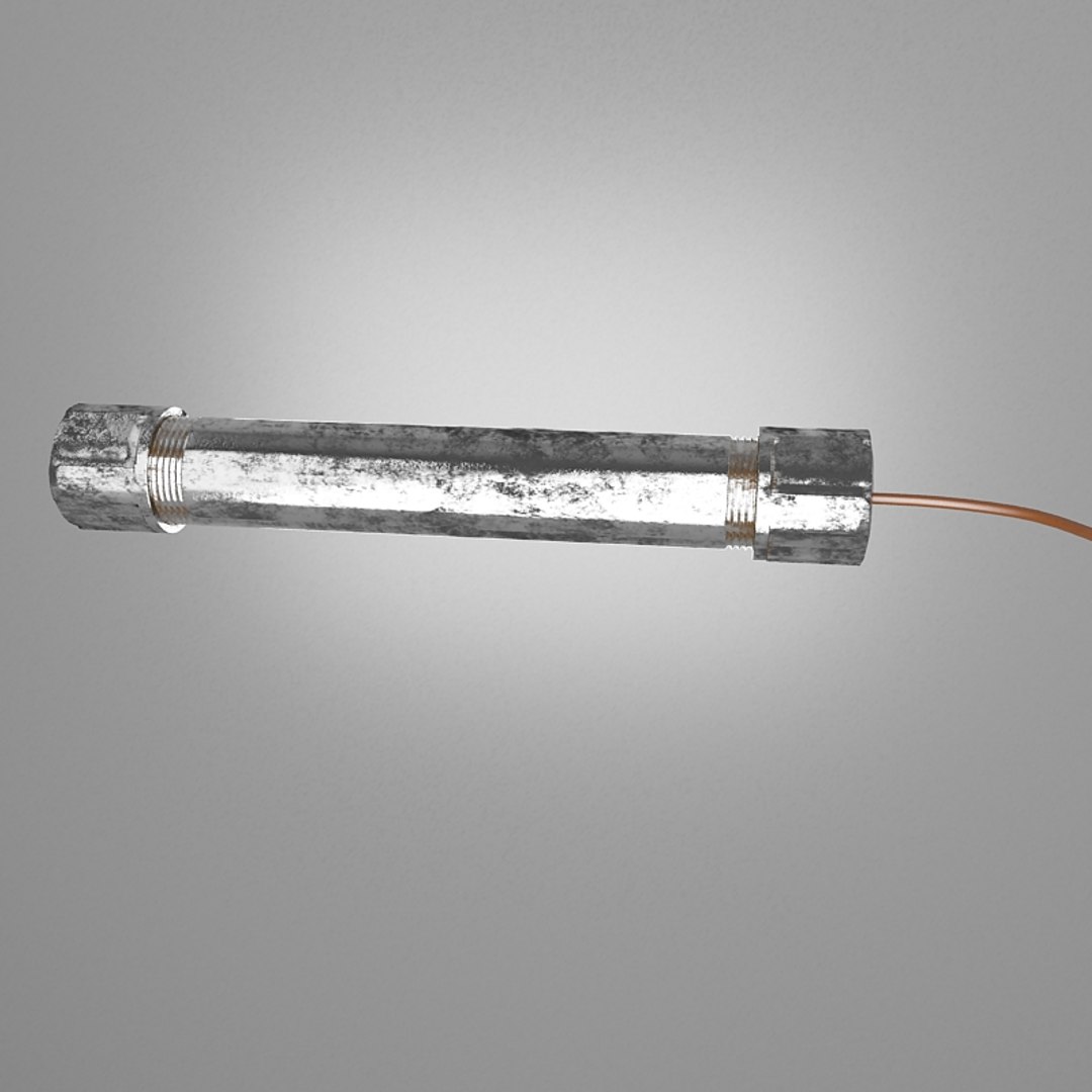 Pipe Bomb 3d Model