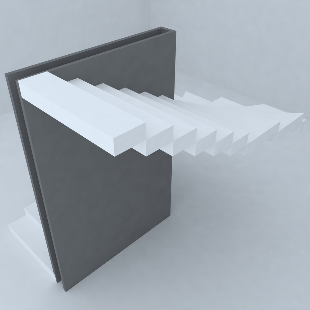 3d Stairs Architectural Design