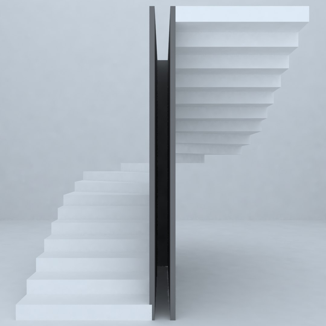 3d Stairs Architectural Design