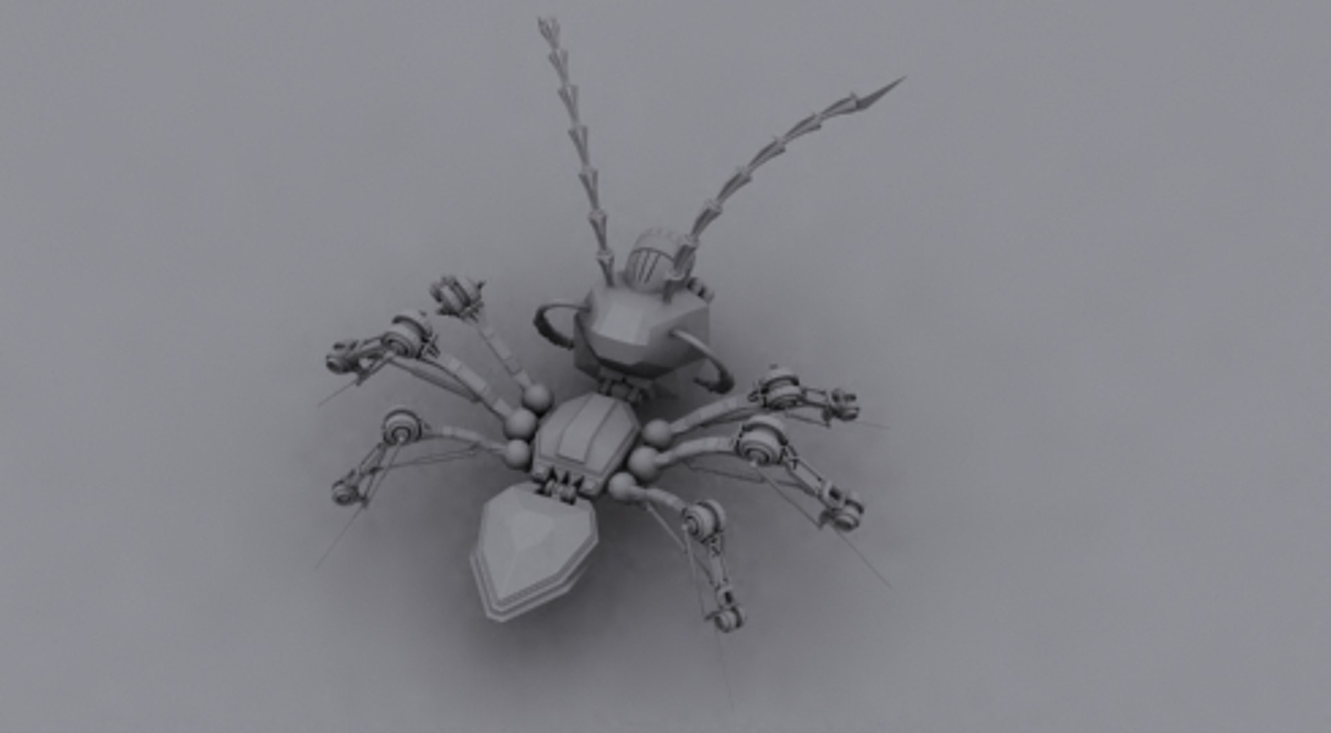 Mechanical Bug Rigged Ts 3d Max