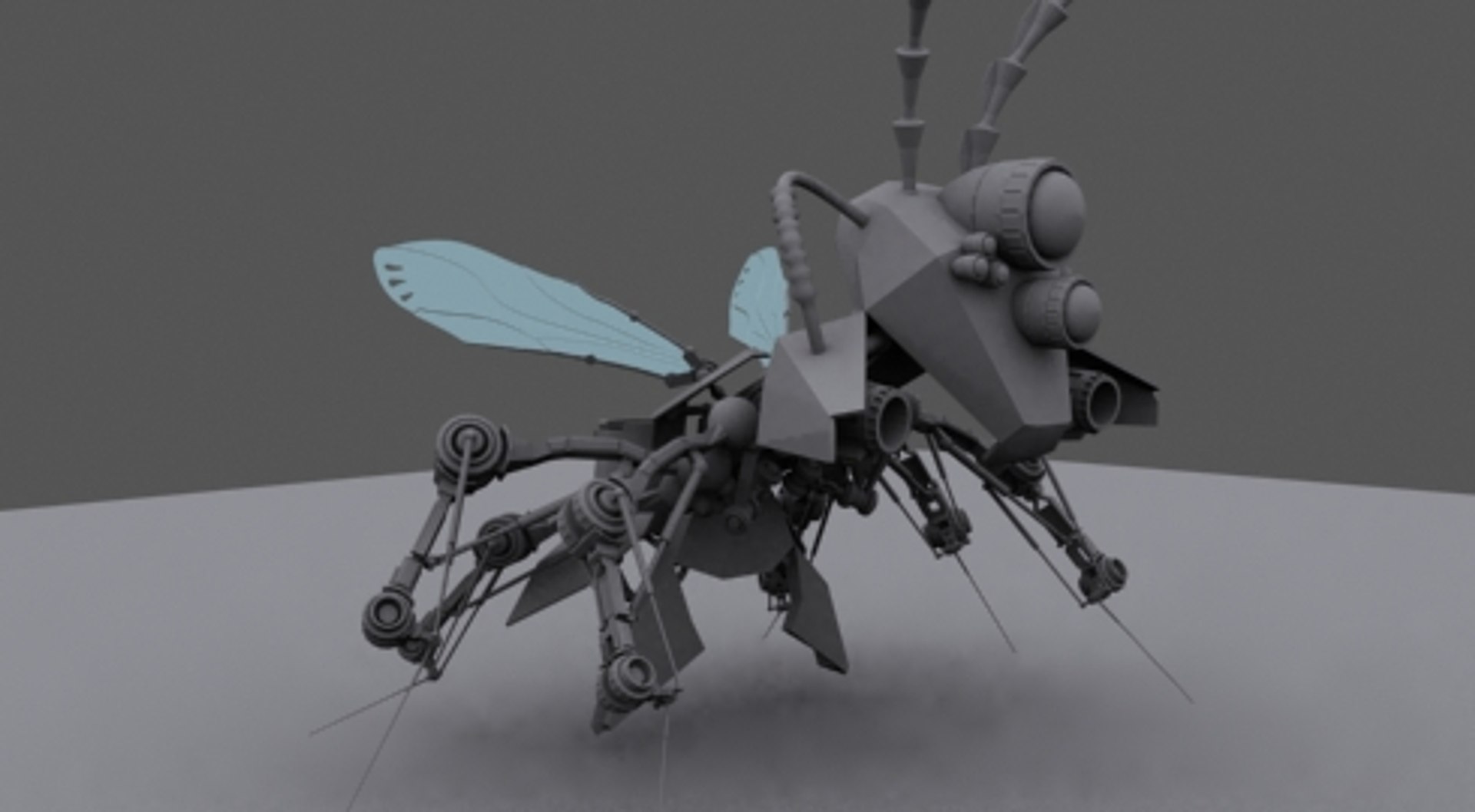 Mechanical Bug Rigged Ts 3d Max