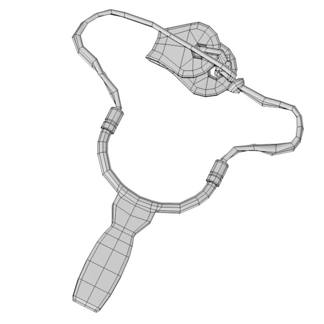 3d Hand Catapult Model