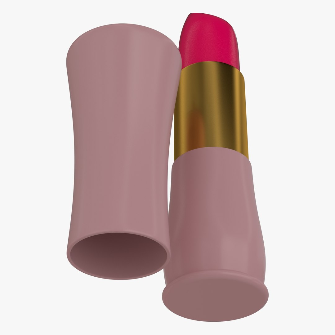 lipstick lips obj