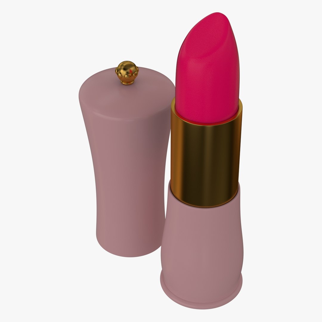 lipstick lips obj