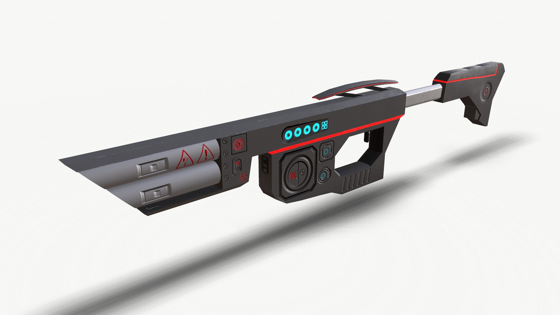 3D Sci-fi Plasma Gun - TurboSquid 1198670