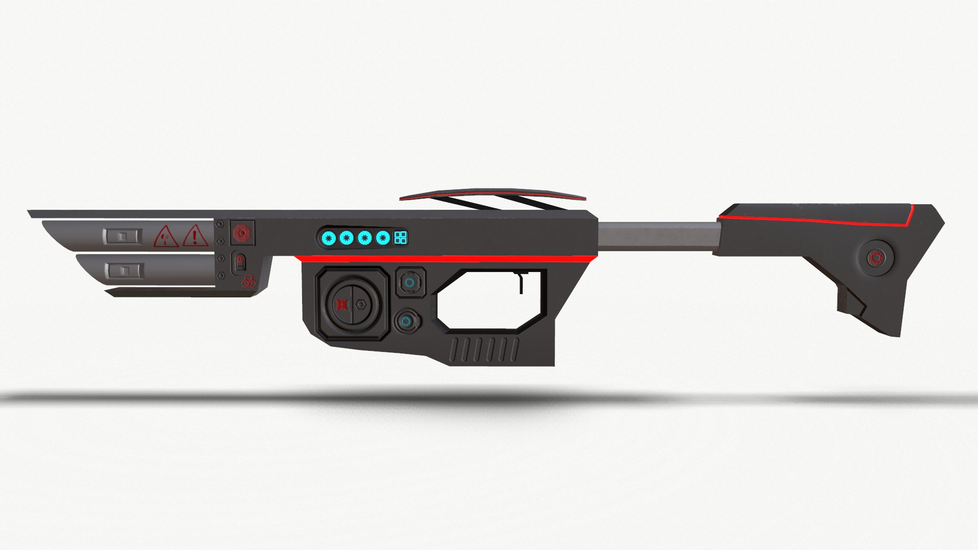 3D Sci-fi Plasma Gun - TurboSquid 1198670