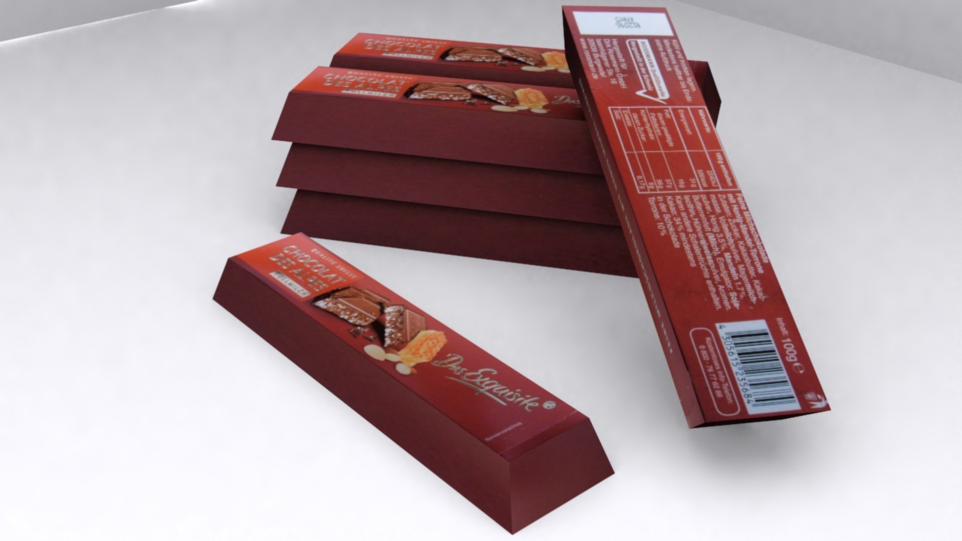 box chocolate 3d max