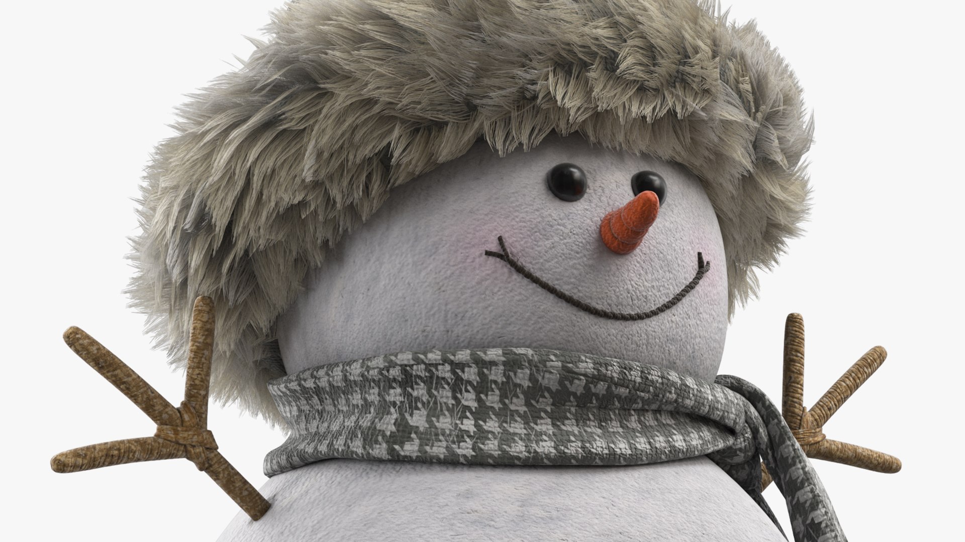 Snowman 3D Model - TurboSquid 2148268