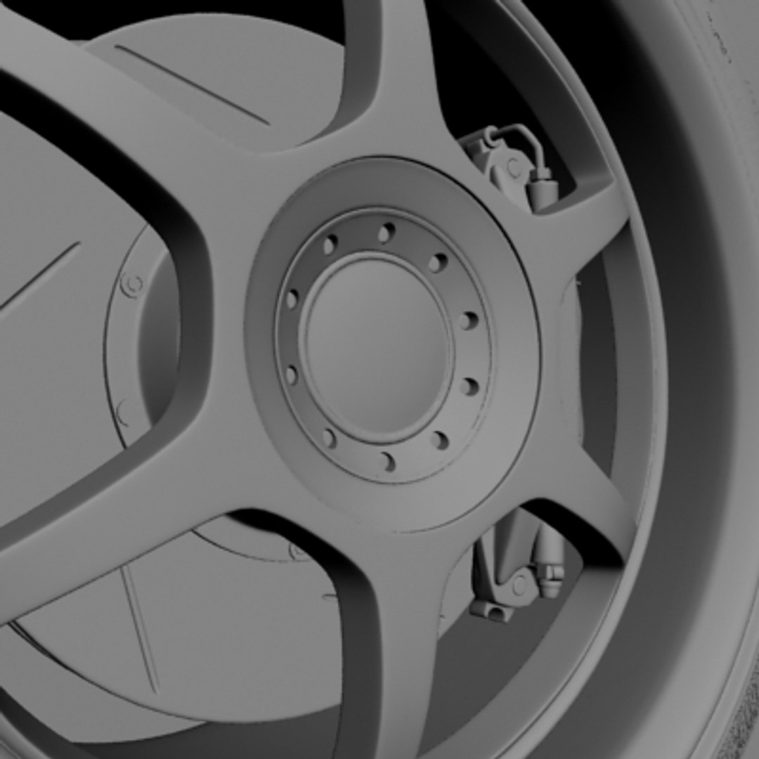 Enkei Wheel Rim 3d Max