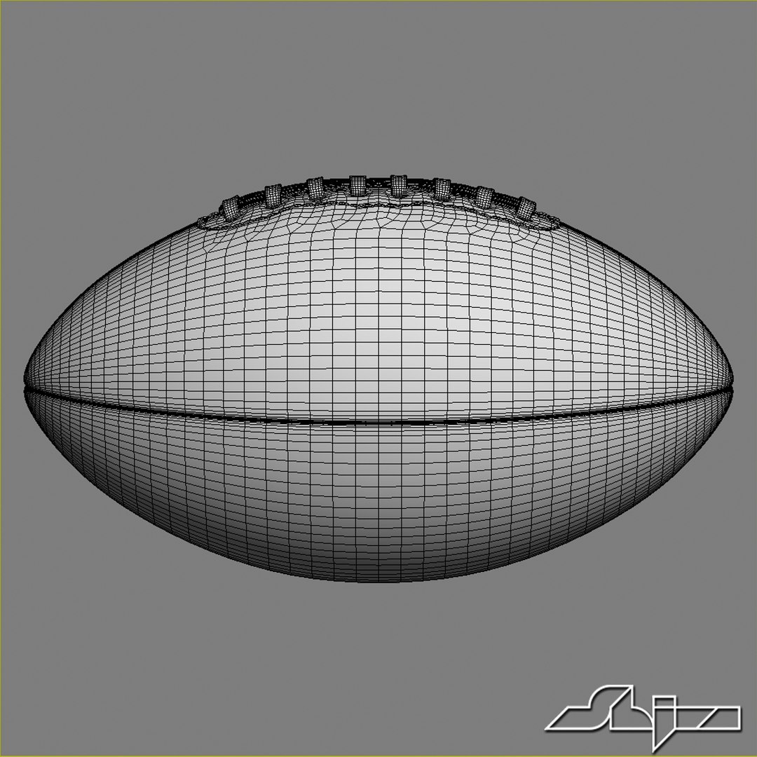 3d Rugby Ball