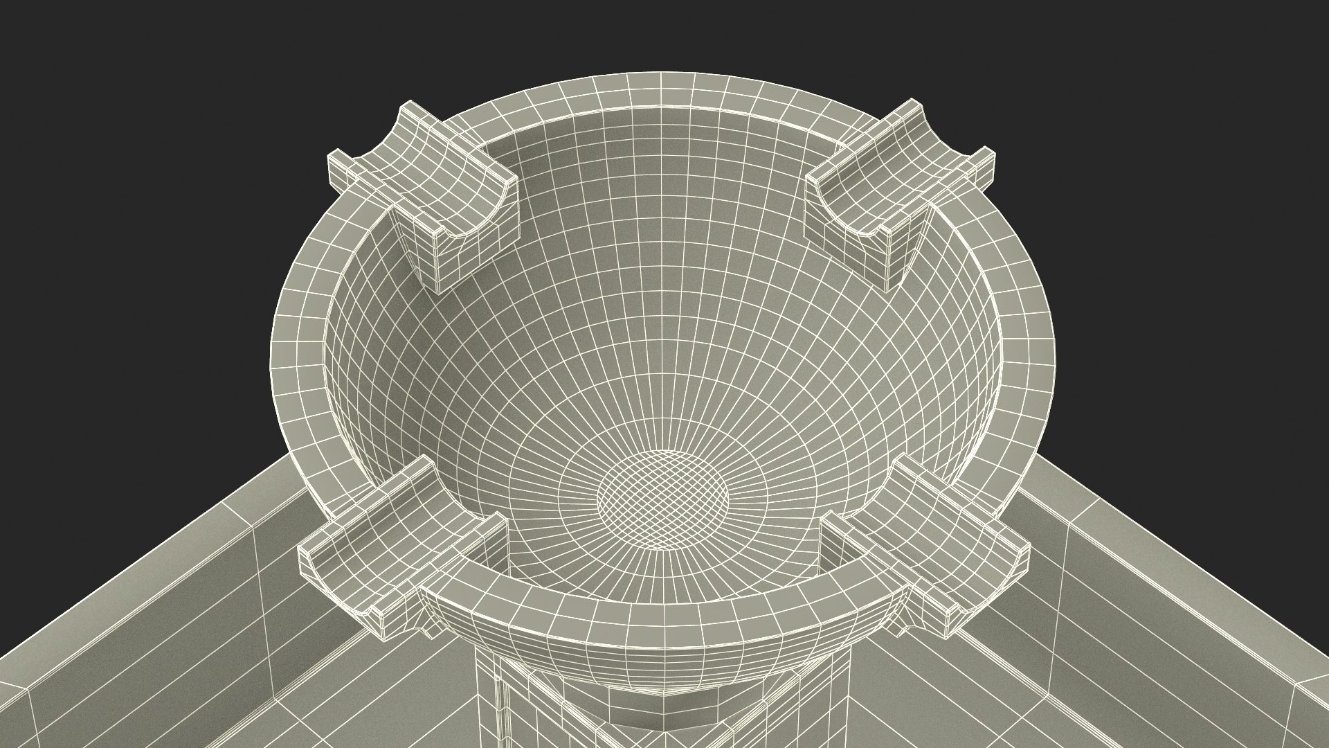 Modern Fountain Empty 3D Model - TurboSquid 2052304