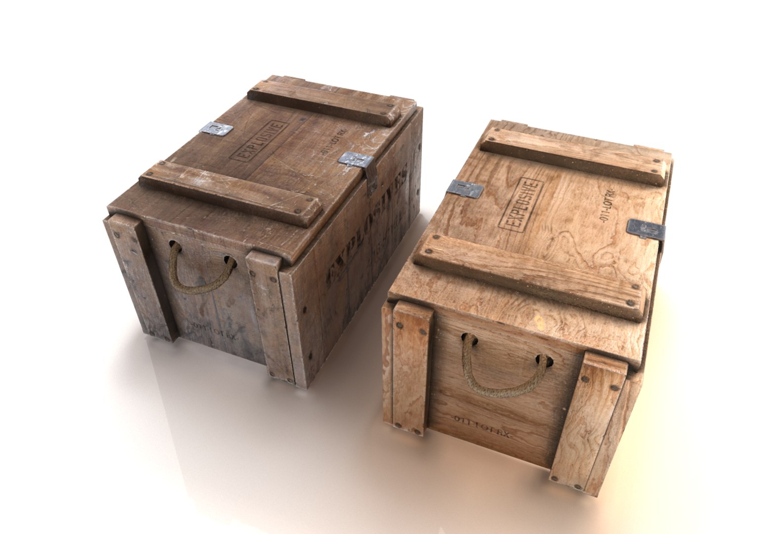 Crate Explosives 2 3D Model - TurboSquid 1268783