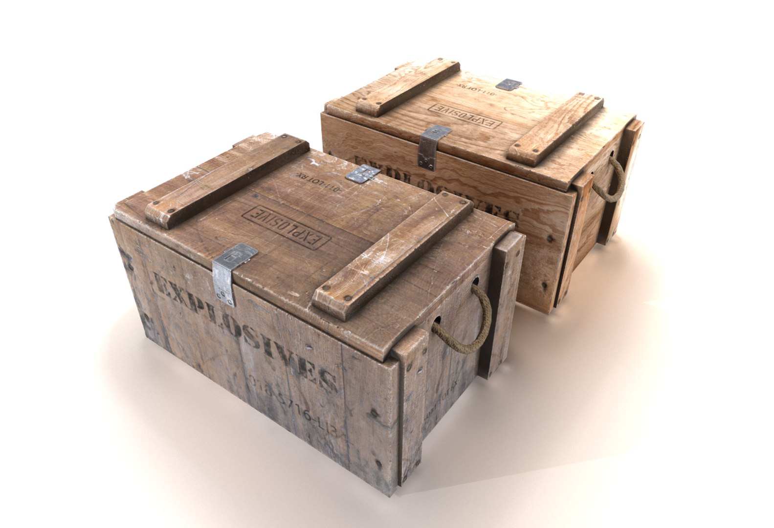 Crate Explosives 2 3D Model - TurboSquid 1268783