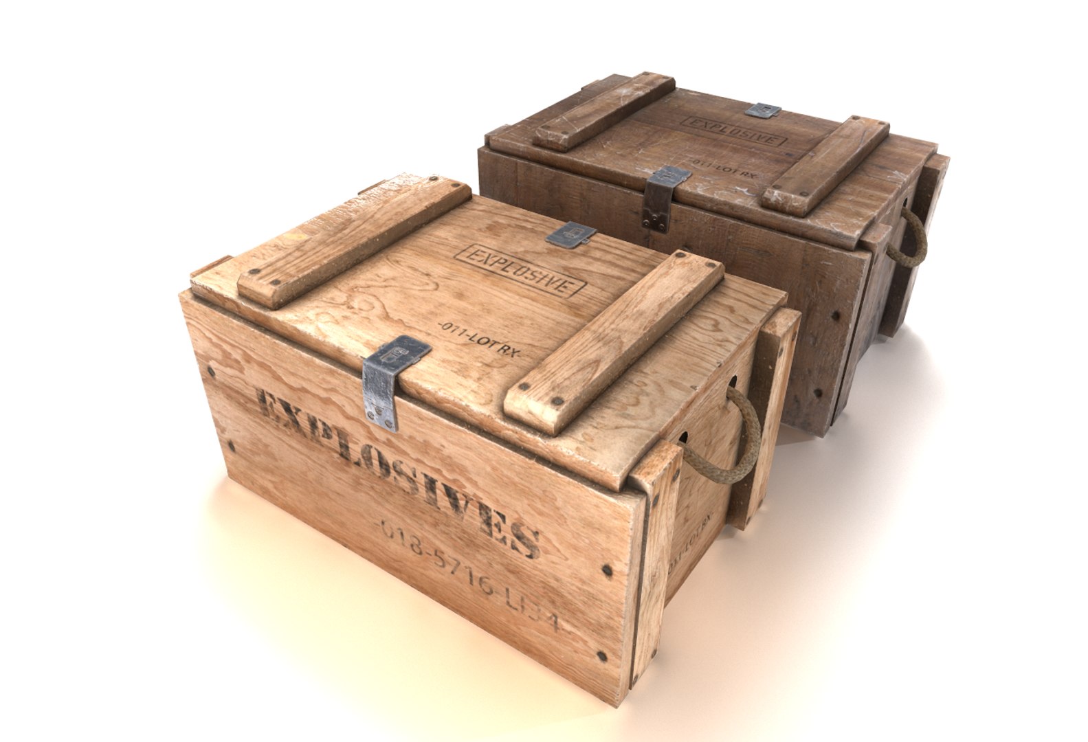 Crate Explosives 2 3D Model - TurboSquid 1268783
