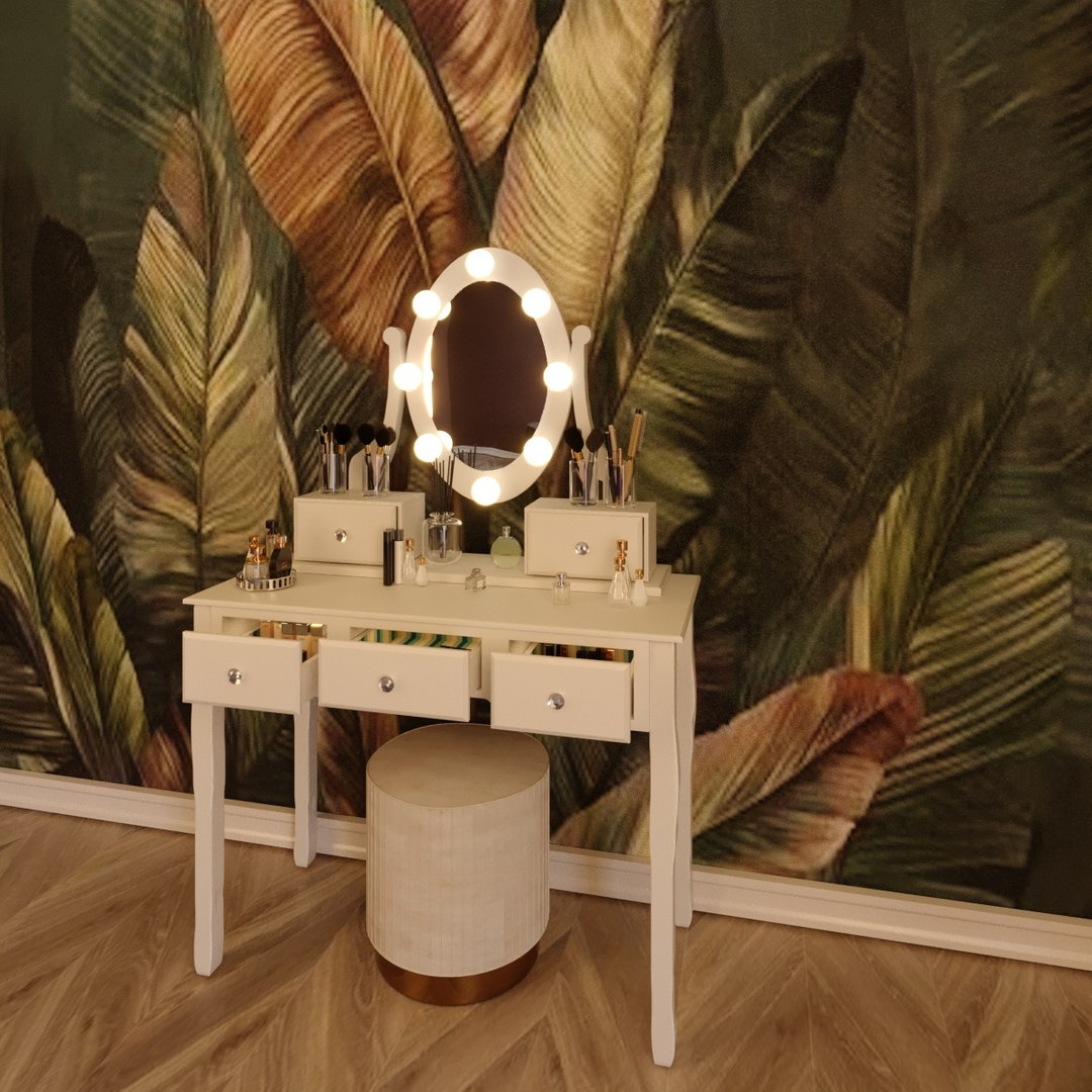 3D Dressing Table Model - TurboSquid 1828781