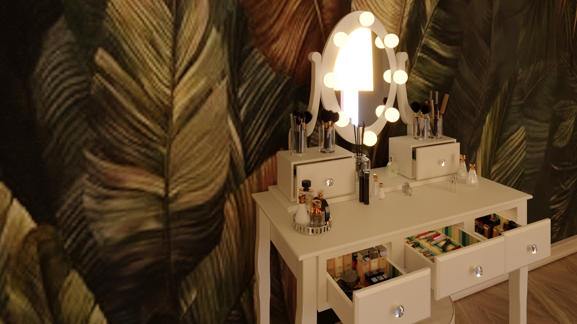 3D Dressing Table Model - TurboSquid 1828781