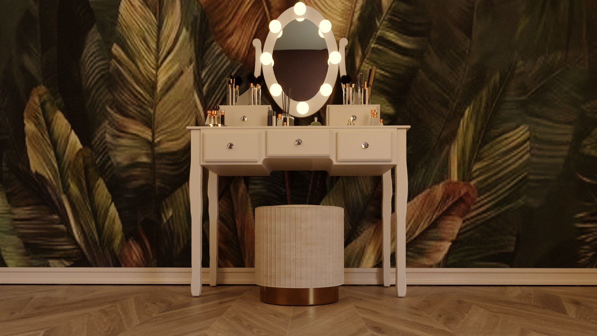 3D Dressing Table Model - TurboSquid 1828781