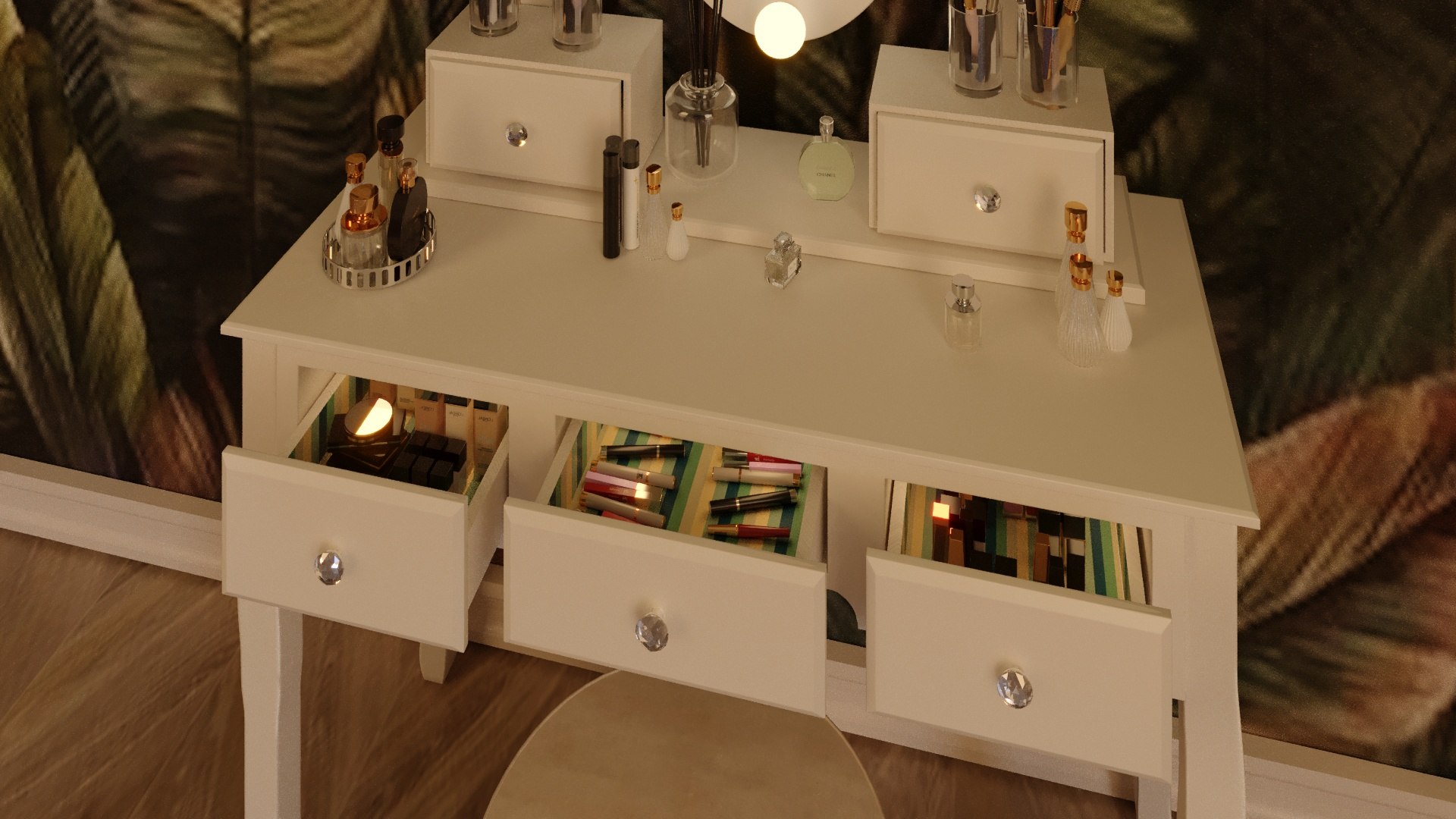 3D Dressing Table Model - TurboSquid 1828781