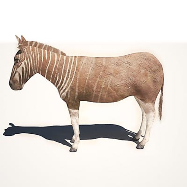 3d model quagga extinct animals